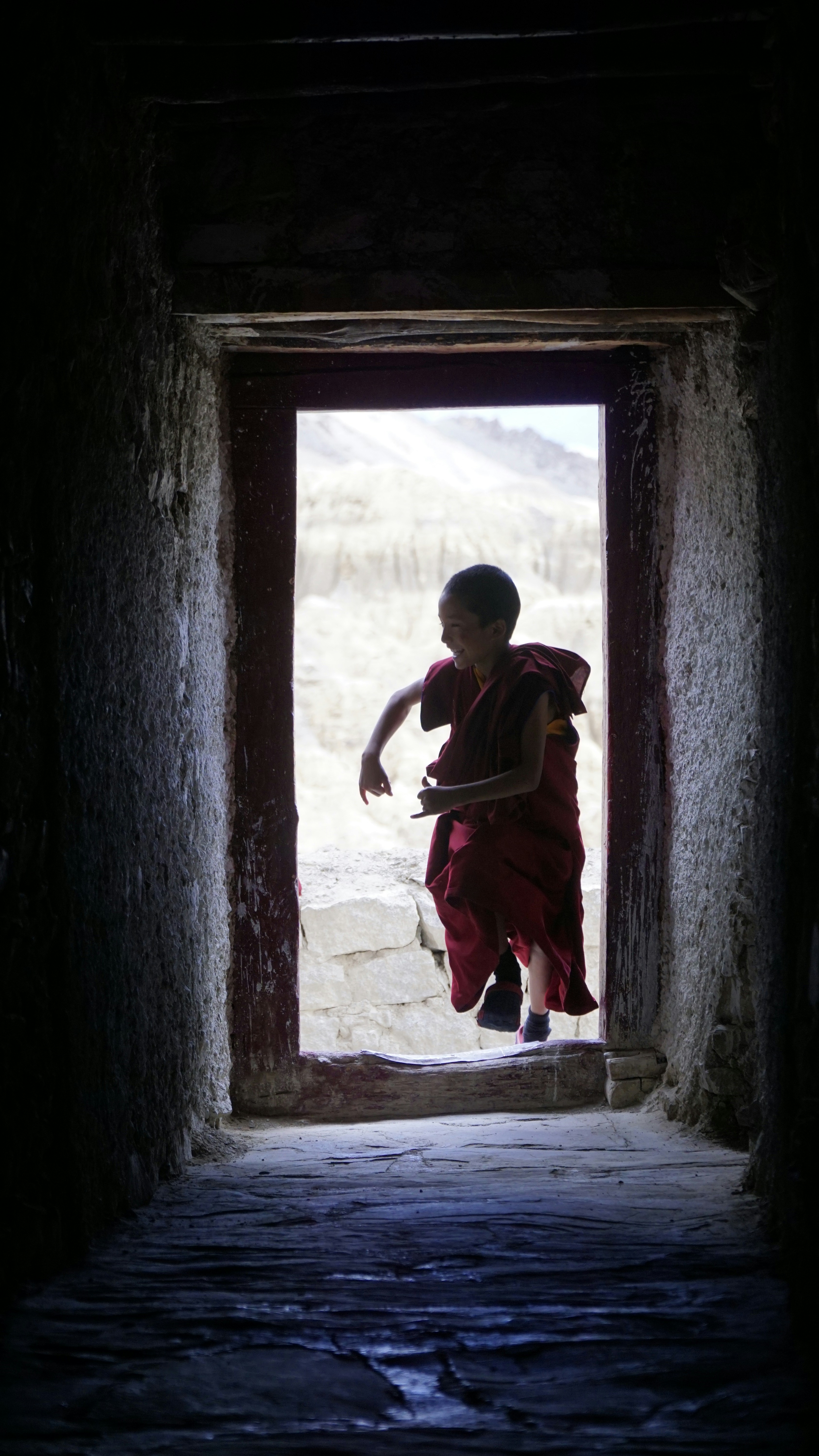 Monk in the Threshold: A Child’s Run Through the Ancient Door