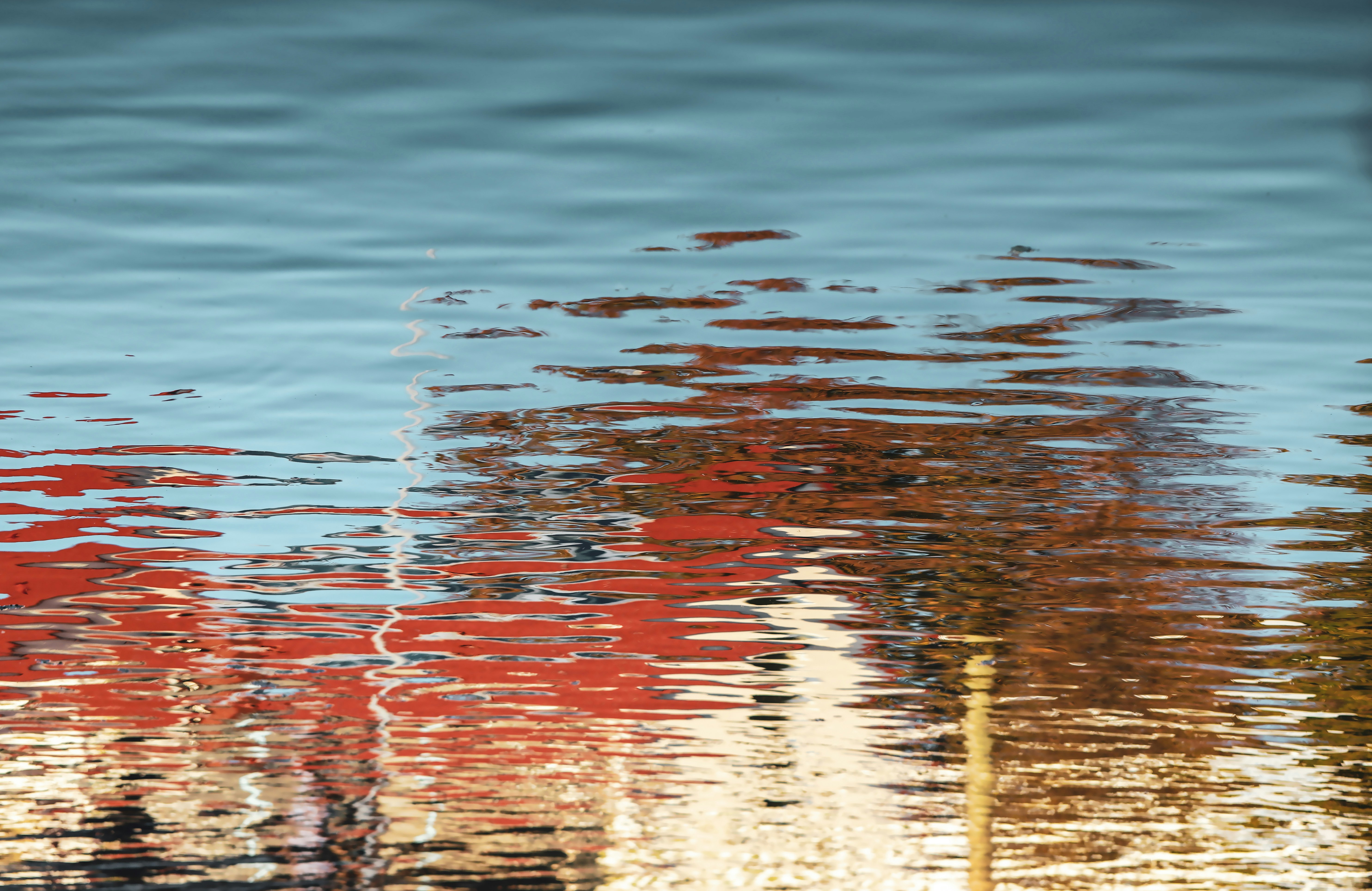 A reflection of a building in a body of water photo – Free Steinhude ...