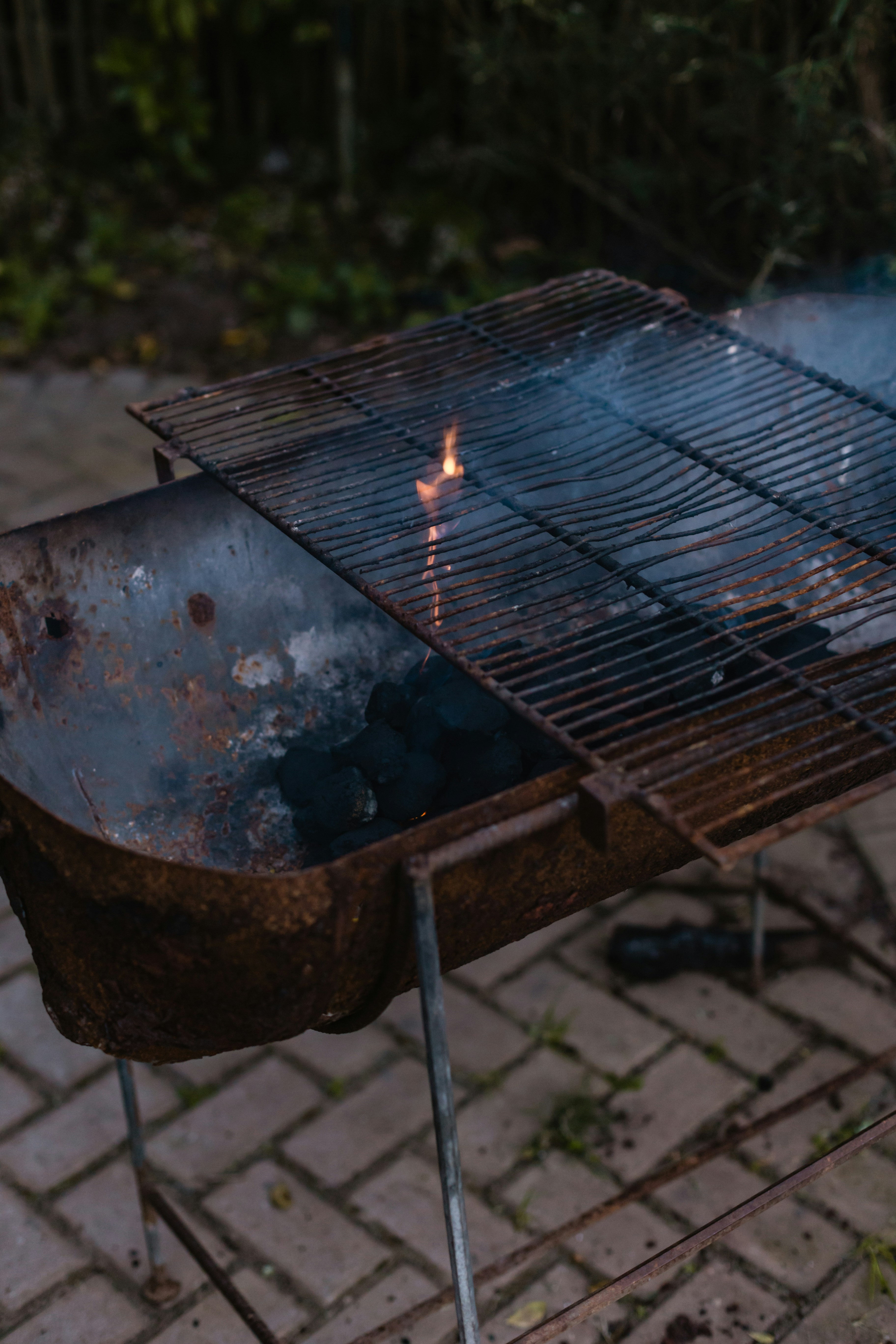 Charred Grill Ignites Rustic Evening