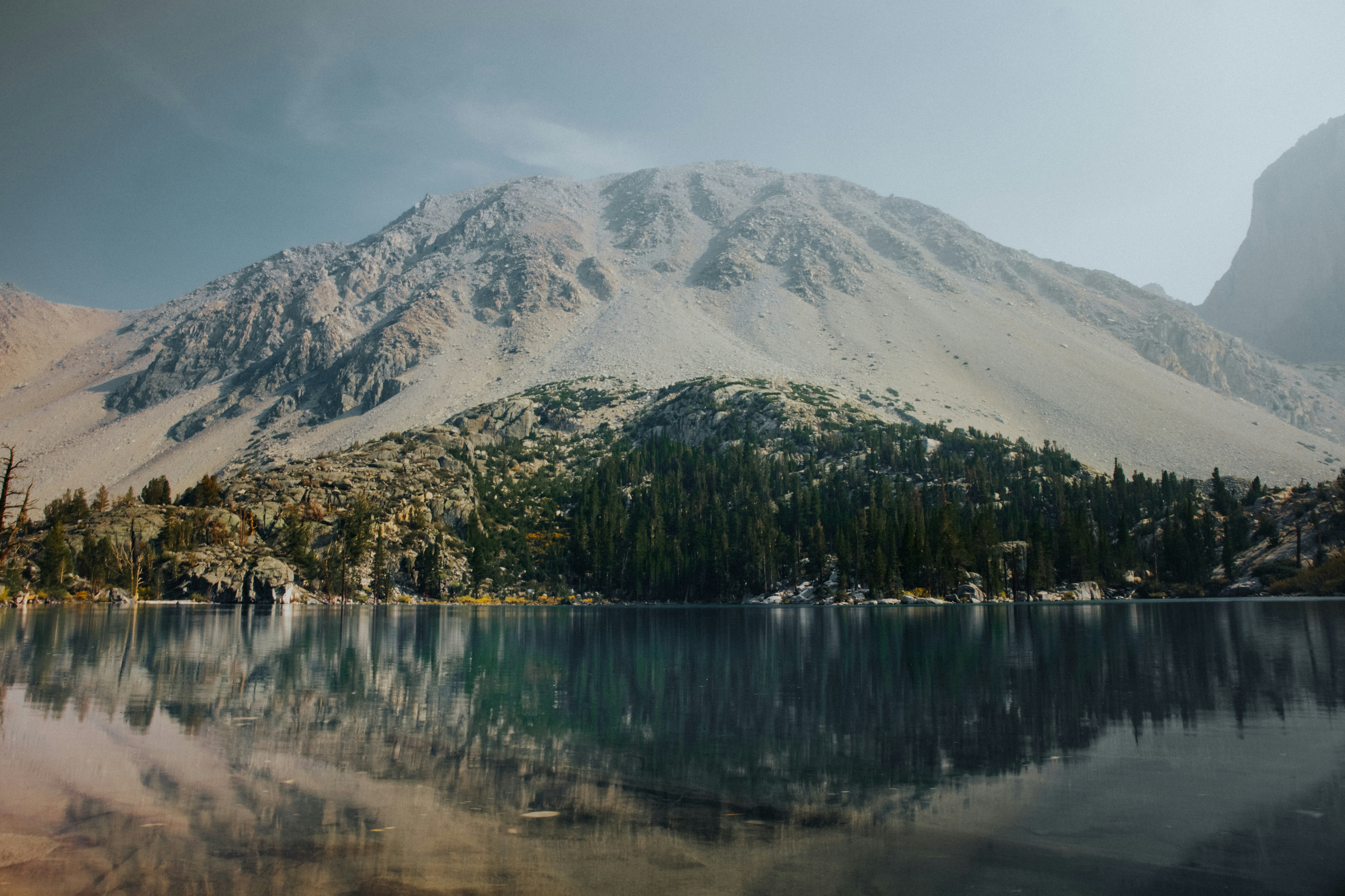 Reflections of Serenity: A Mountain's Embrace
