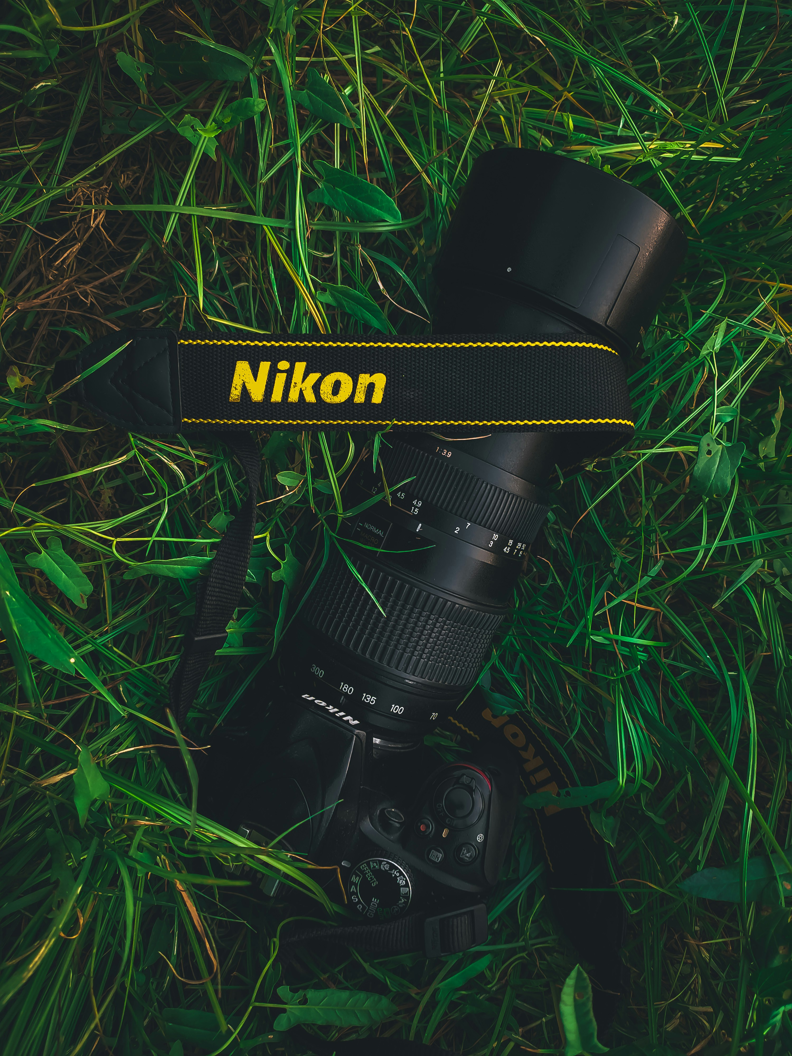 Nikon D3400 Camera in Grass | a nikon camera laying in the grass