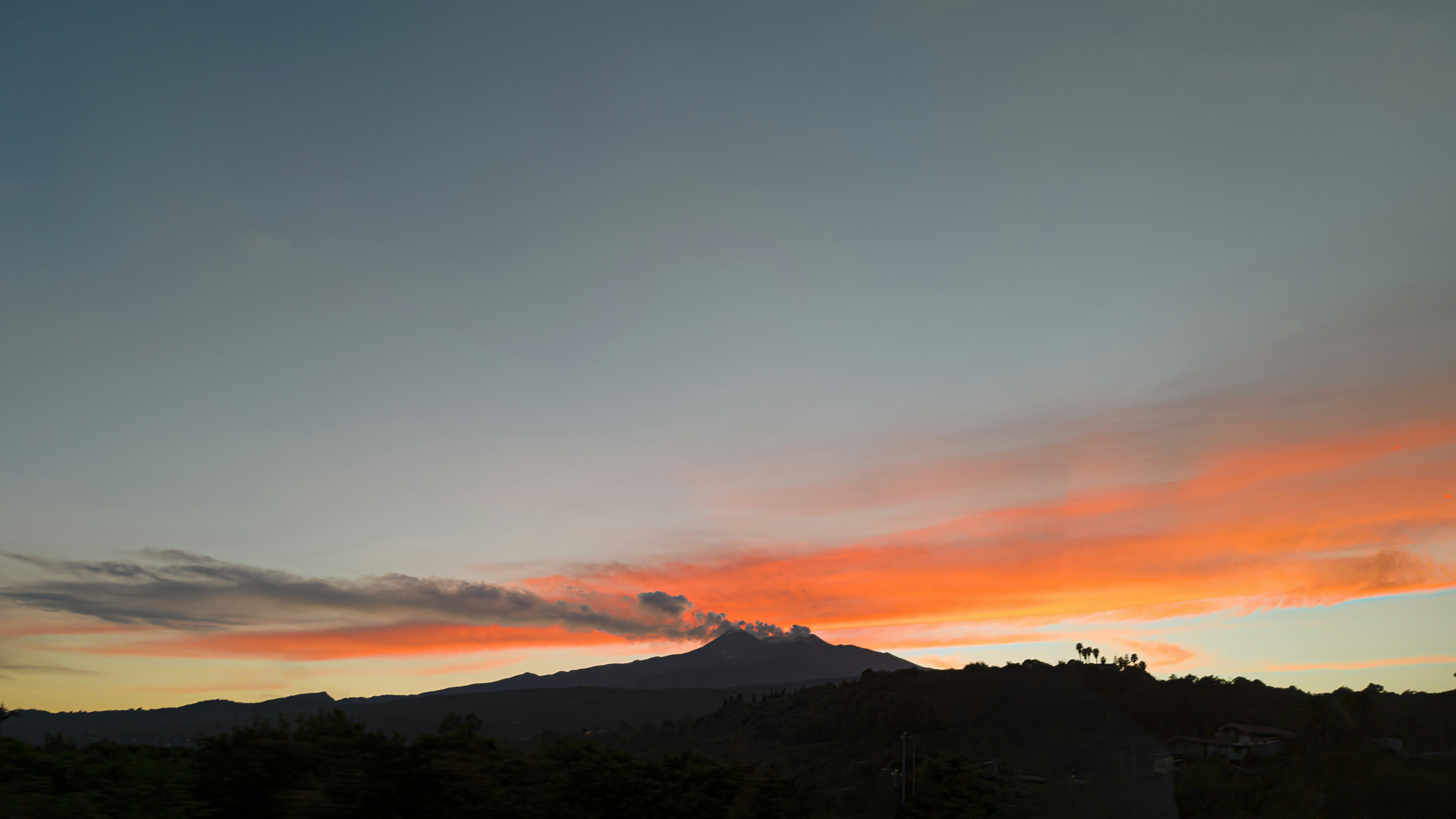 Ember Horizon Over a Silent Summit