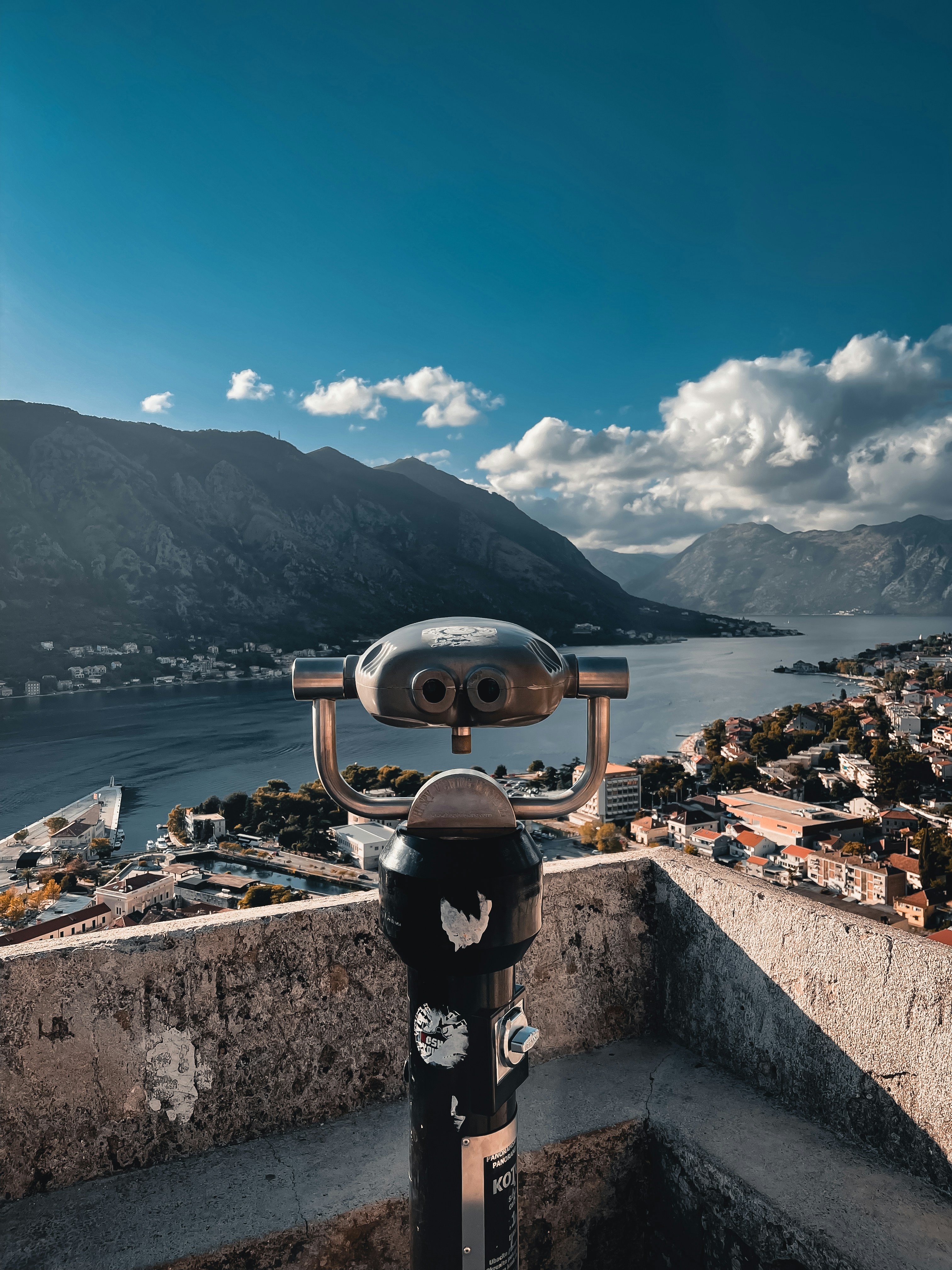 Overlooking the Port with a Coin-operated Viewfinder