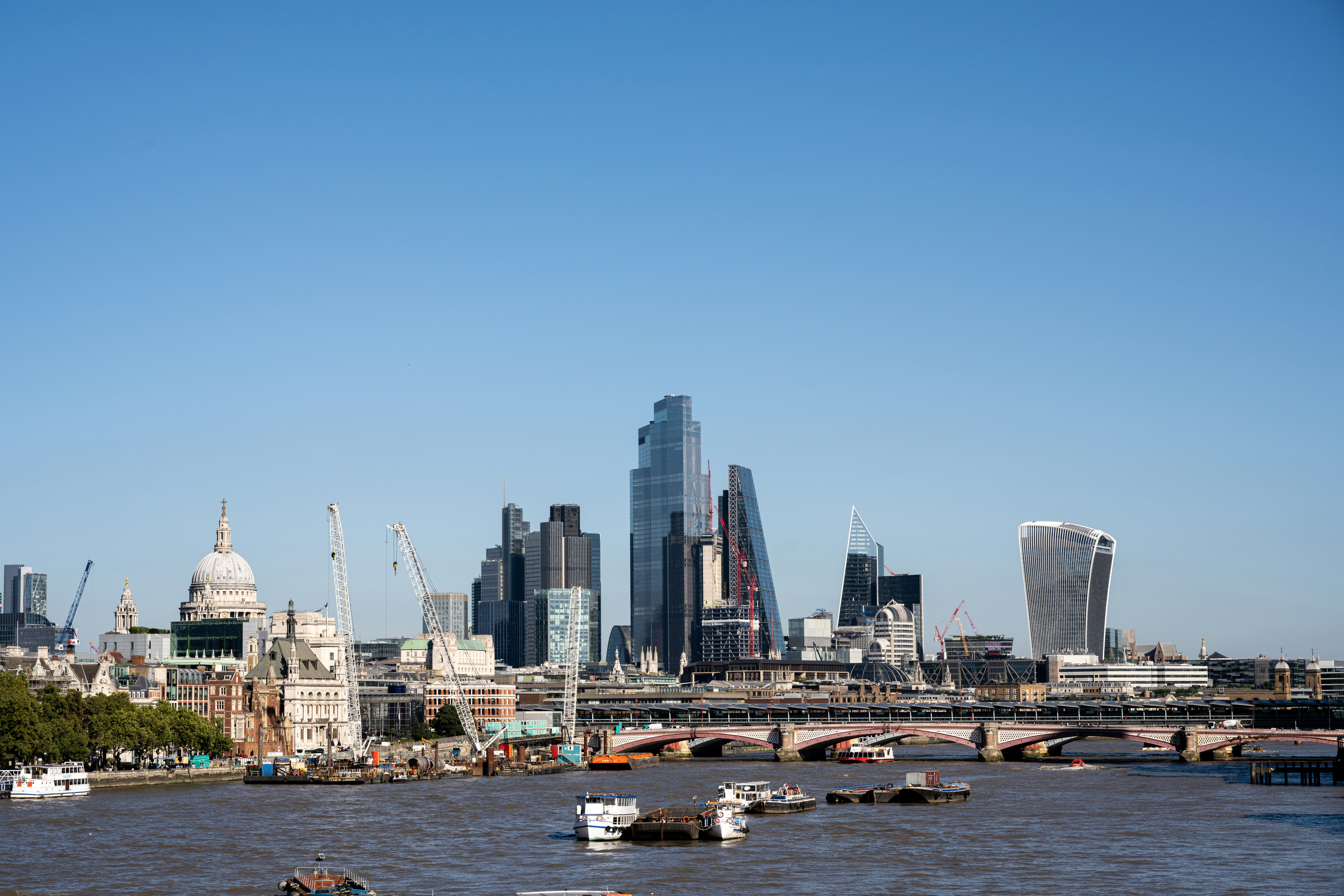 View From Waterloo Bridge London