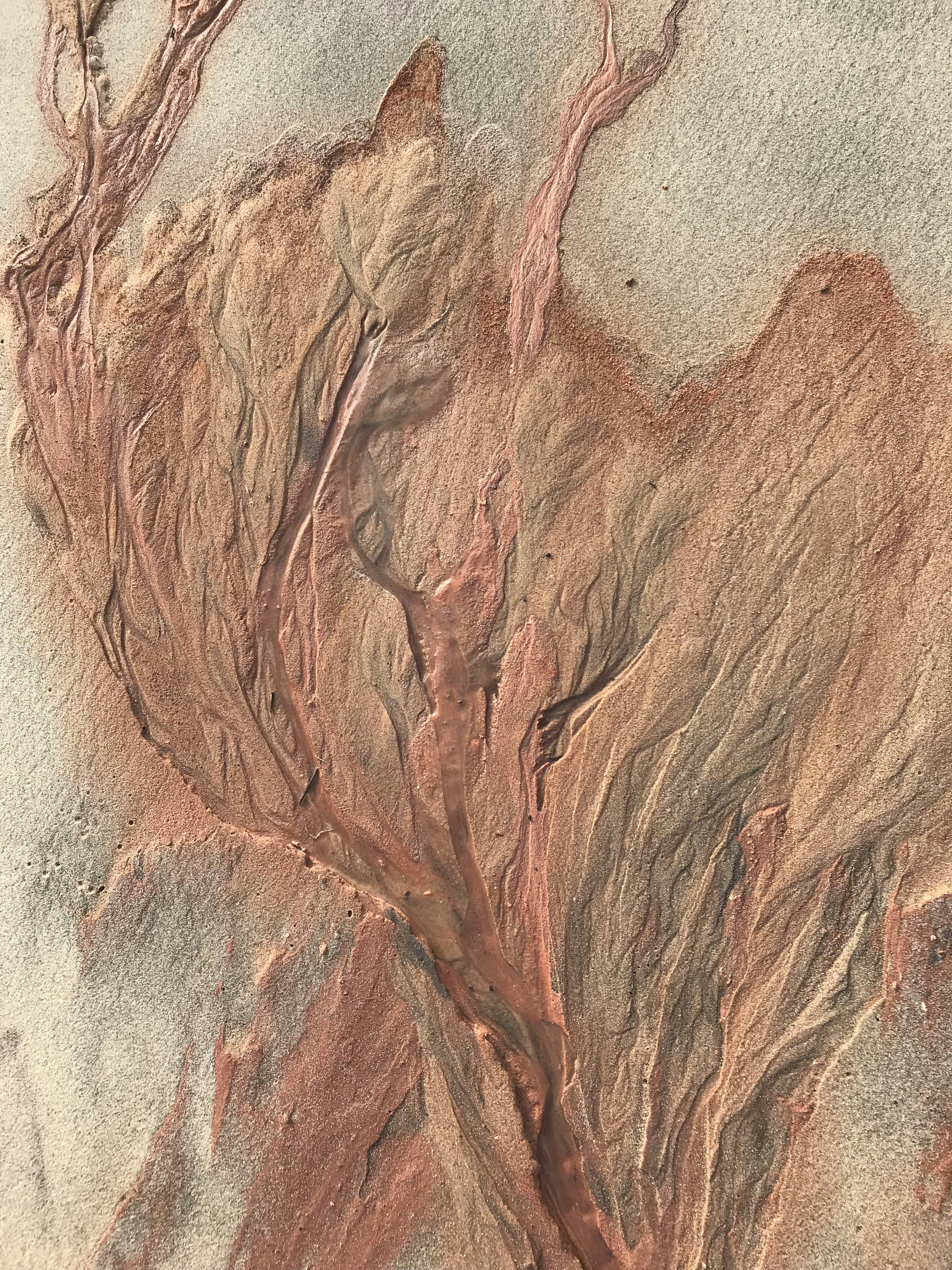 Veined Pinkstone: close-up of sculpted canyon walls