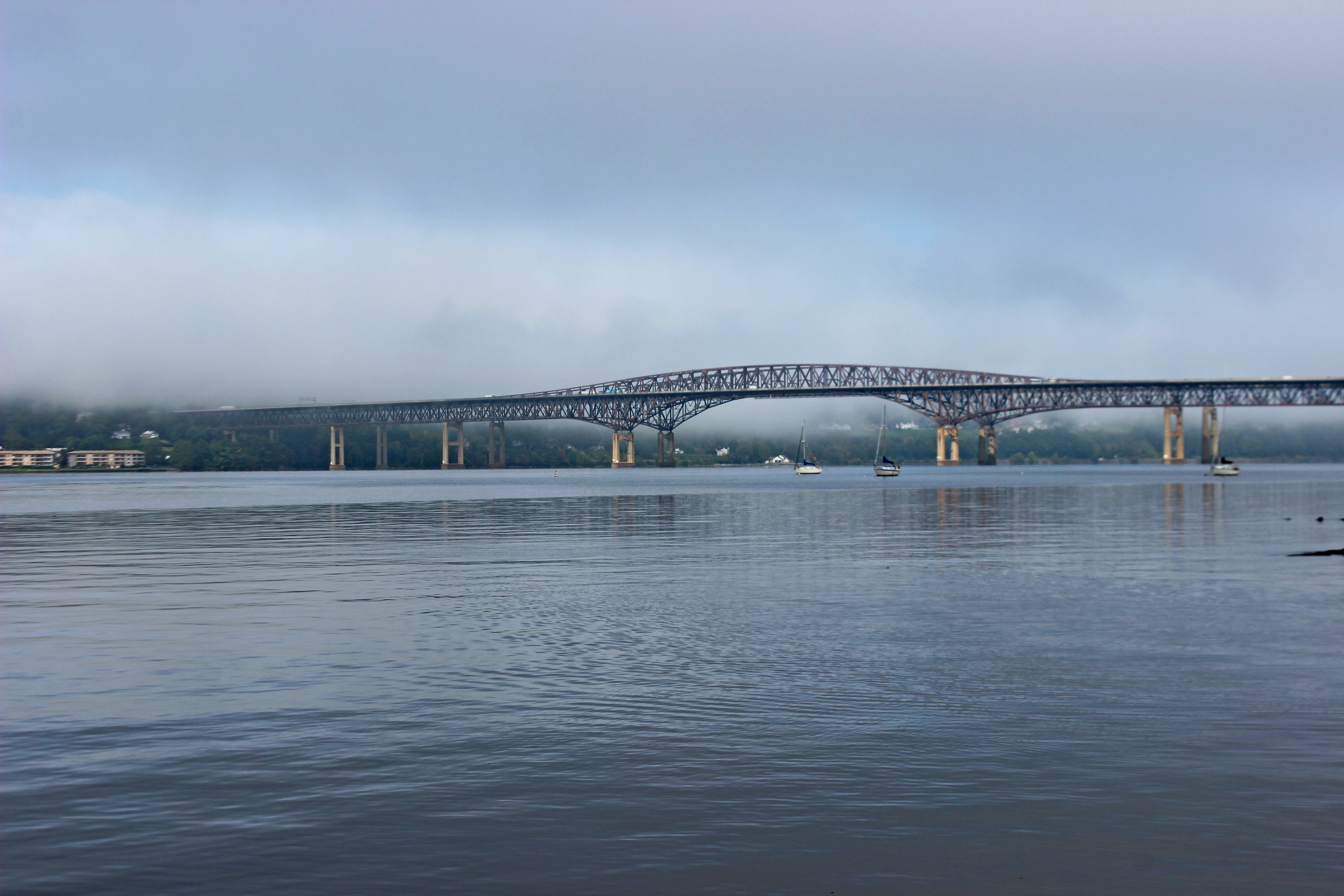 A large bridge over a large body of water photo – Free Newyorknewyork ...