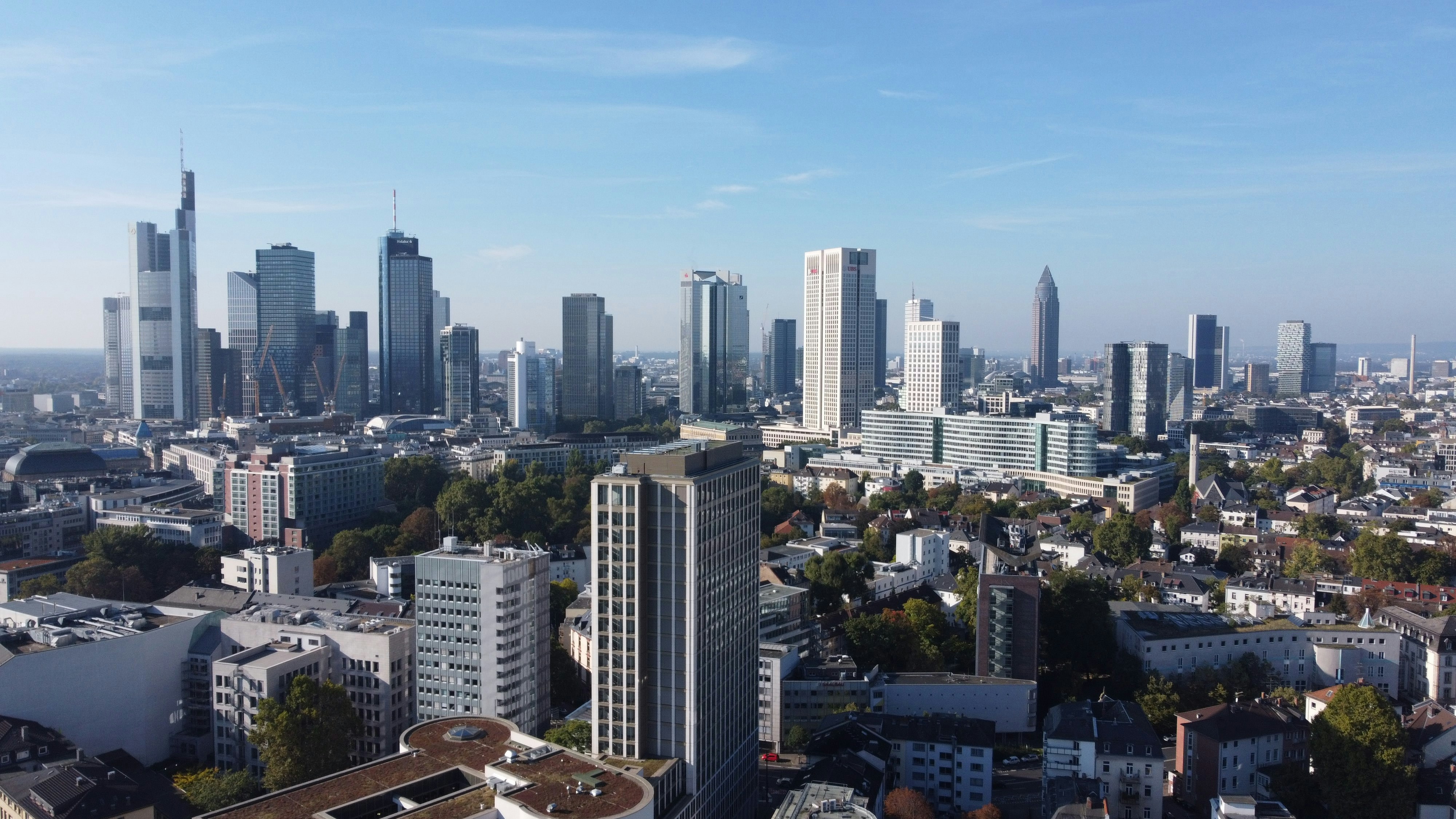 A view of a city from the top of a building photo – Free Building Image ...