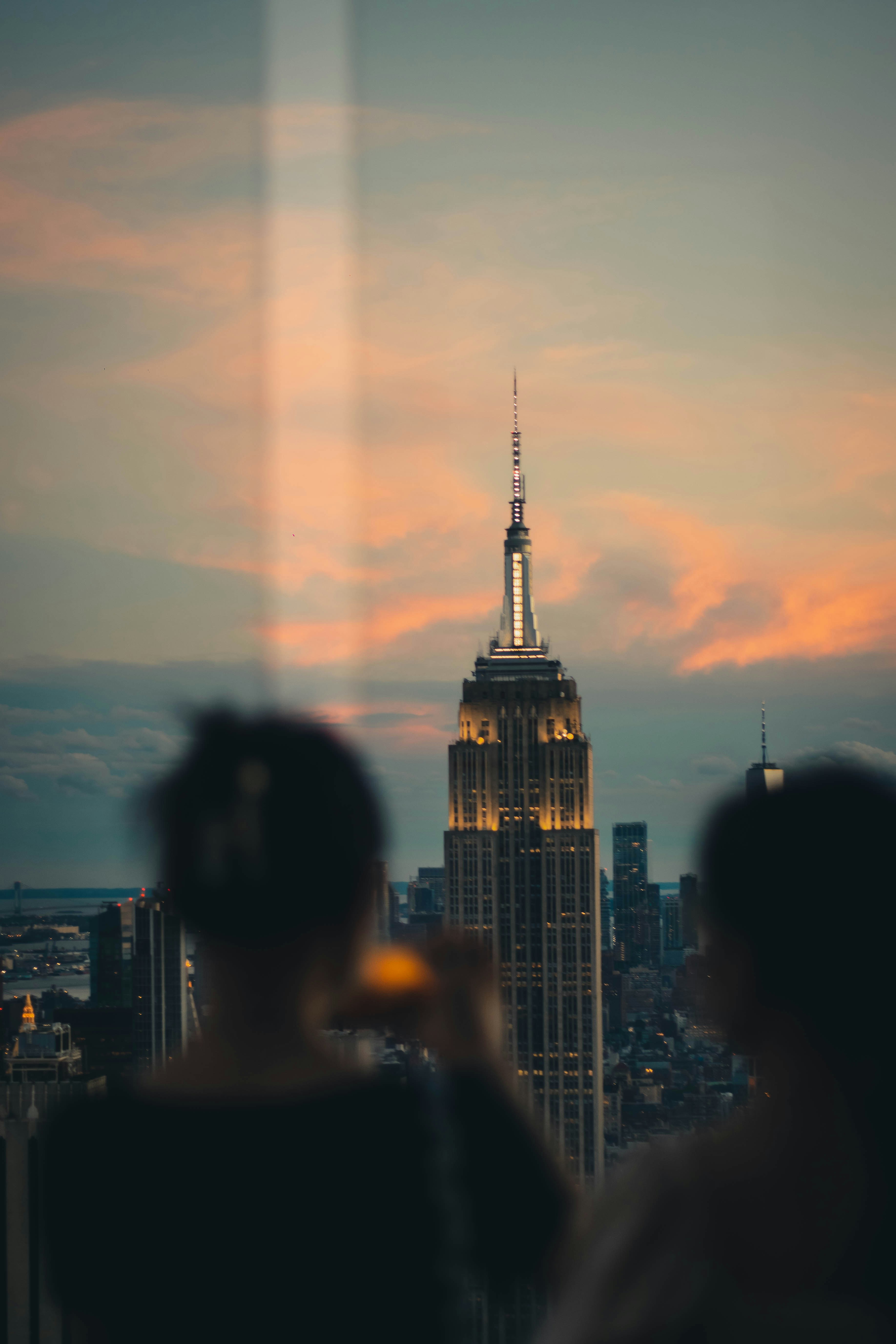 The Empire state of New York city.