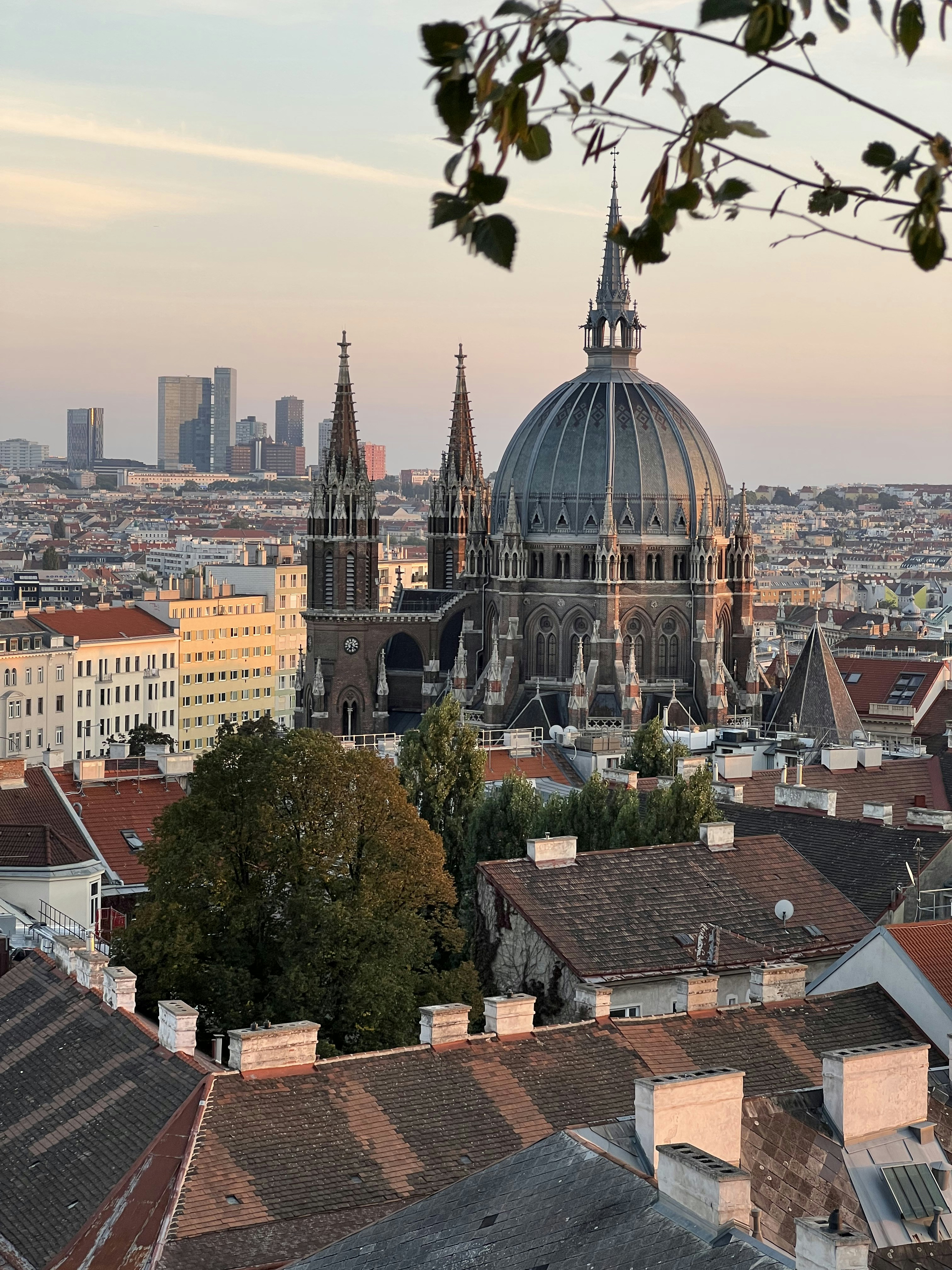 A view of a city from a high point of view photo – Free Wien Image on ...