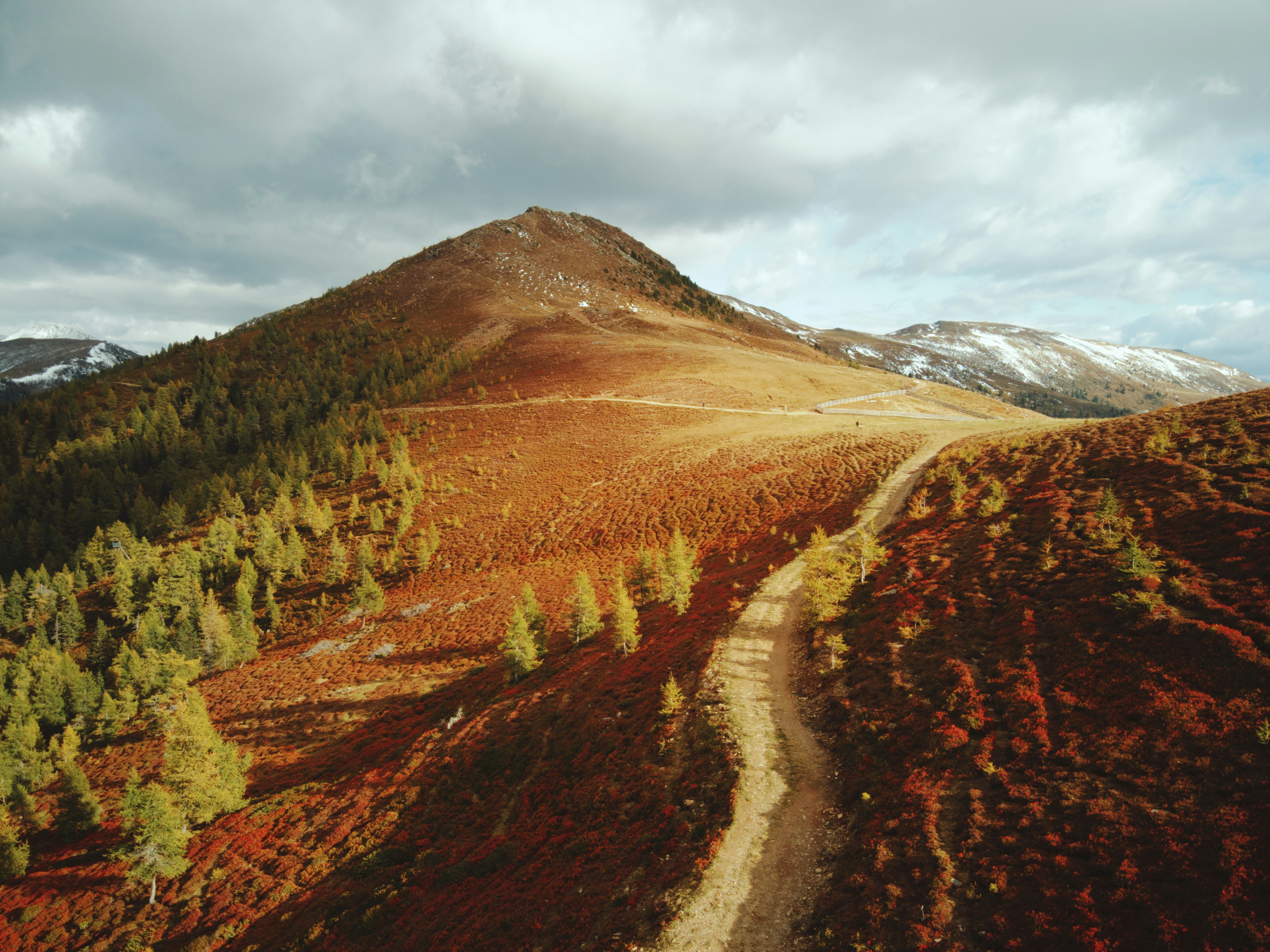Trail to the Peak: Autumn Light Across the Moor