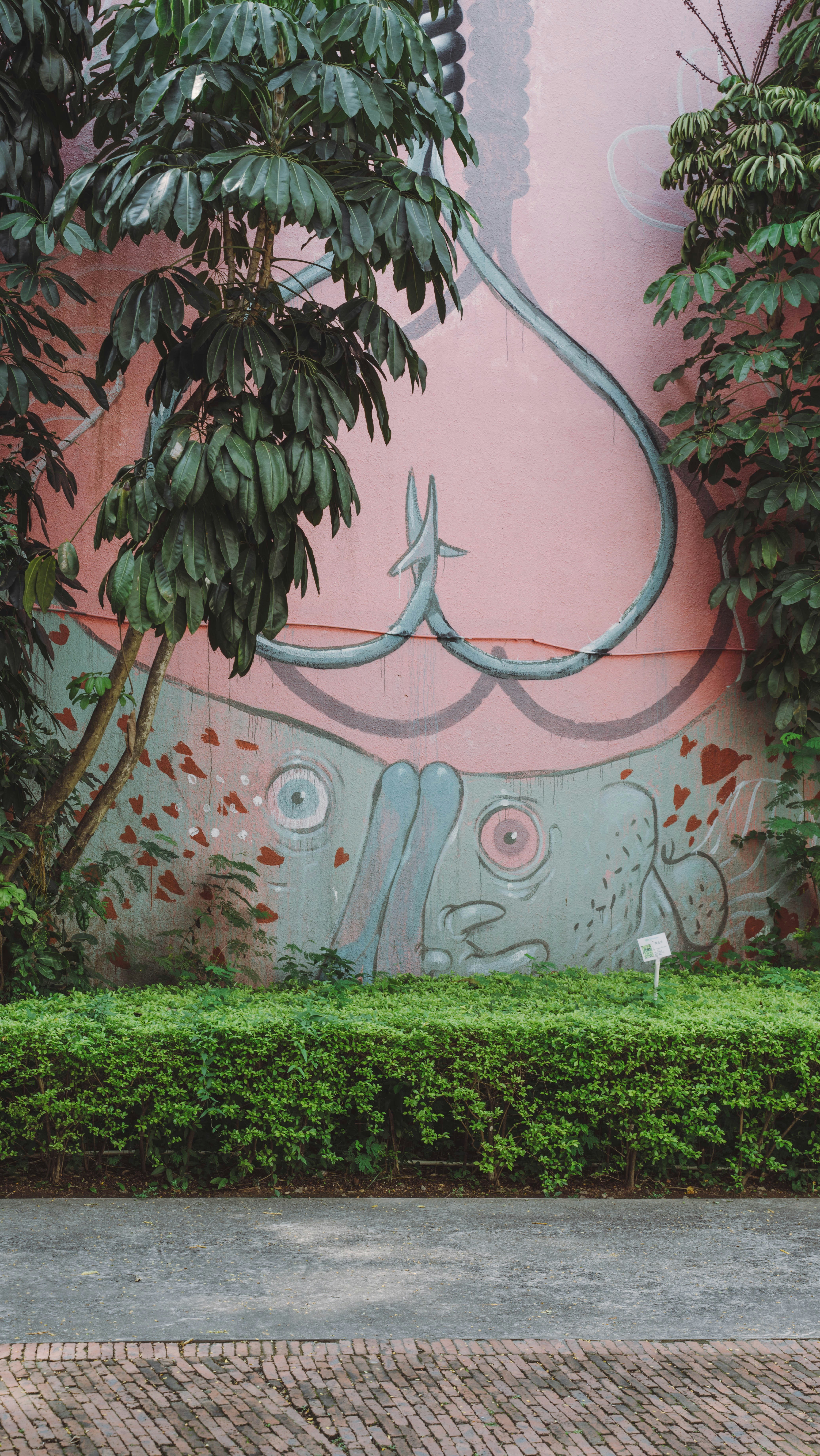 Whimsical Urban Canvas: A Playful Encounter