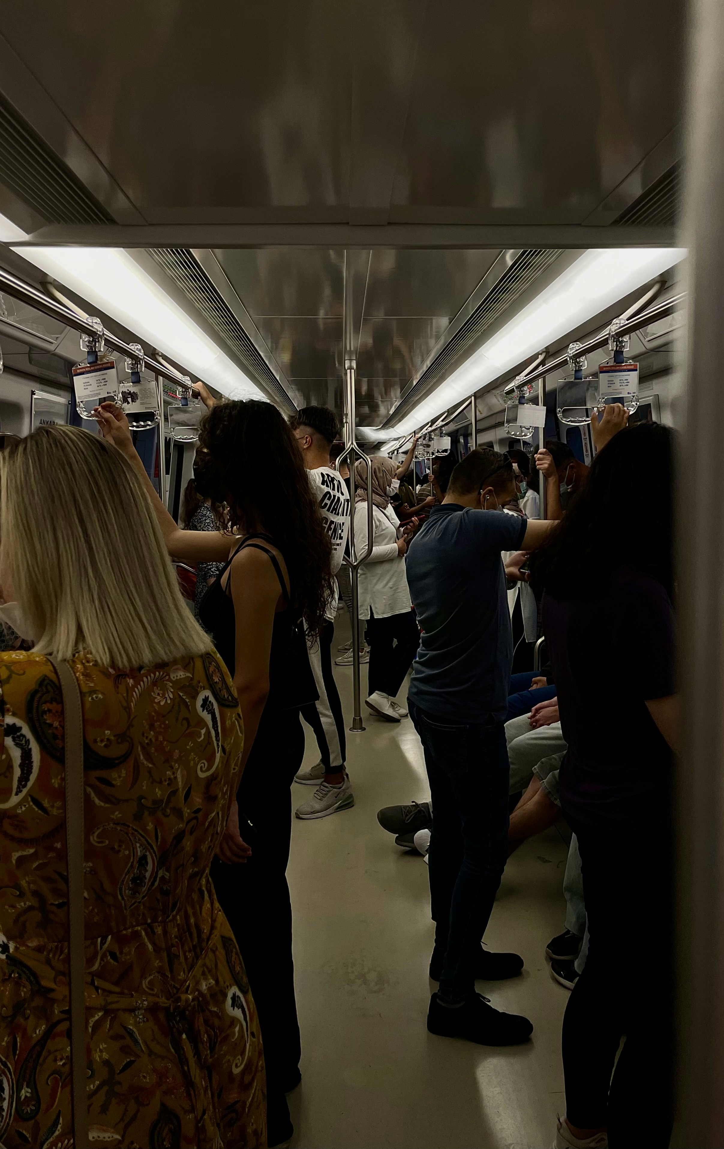A group of people on a subway train photo – Free Human Image on Unsplash