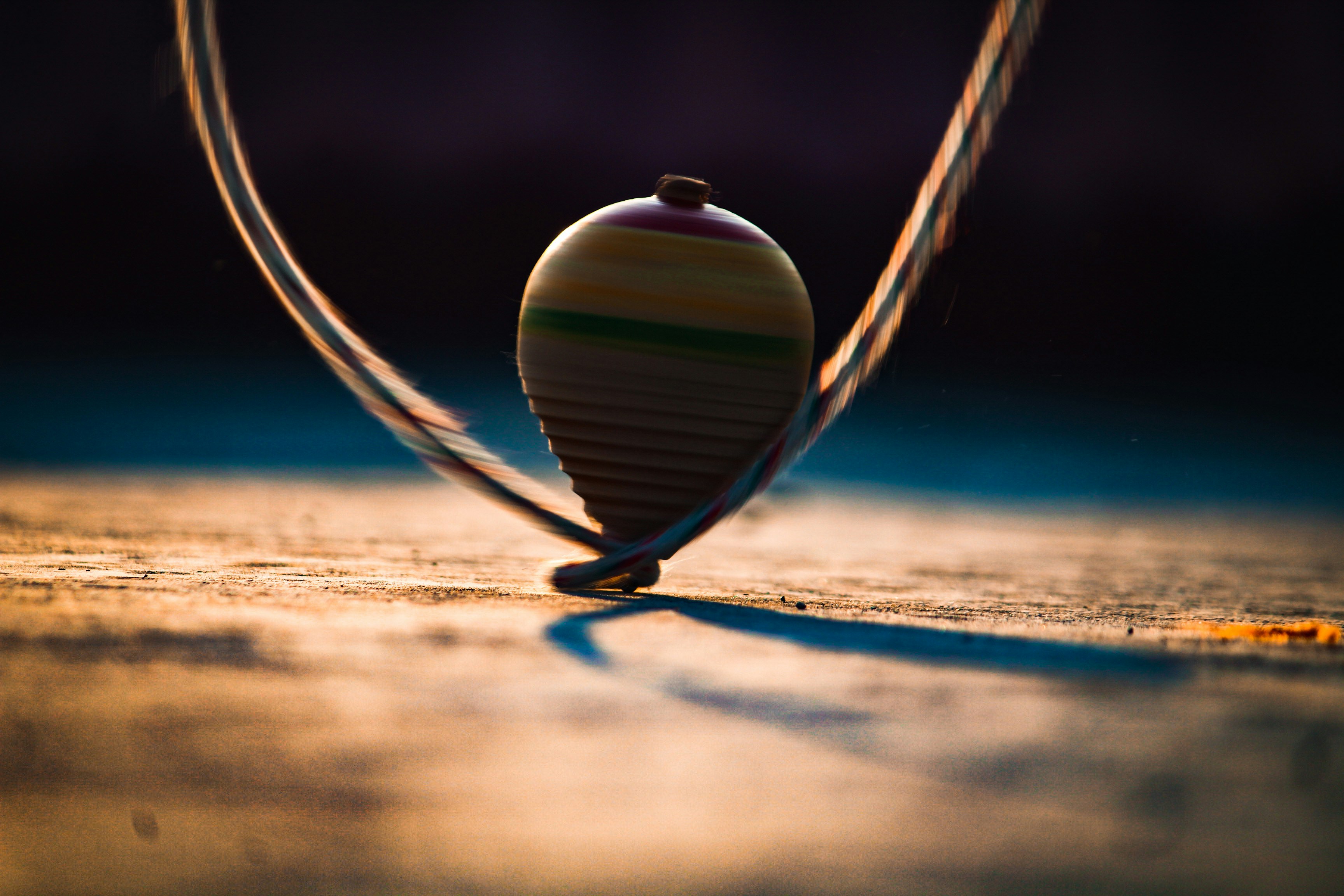an apple sitting on top of a wooden table