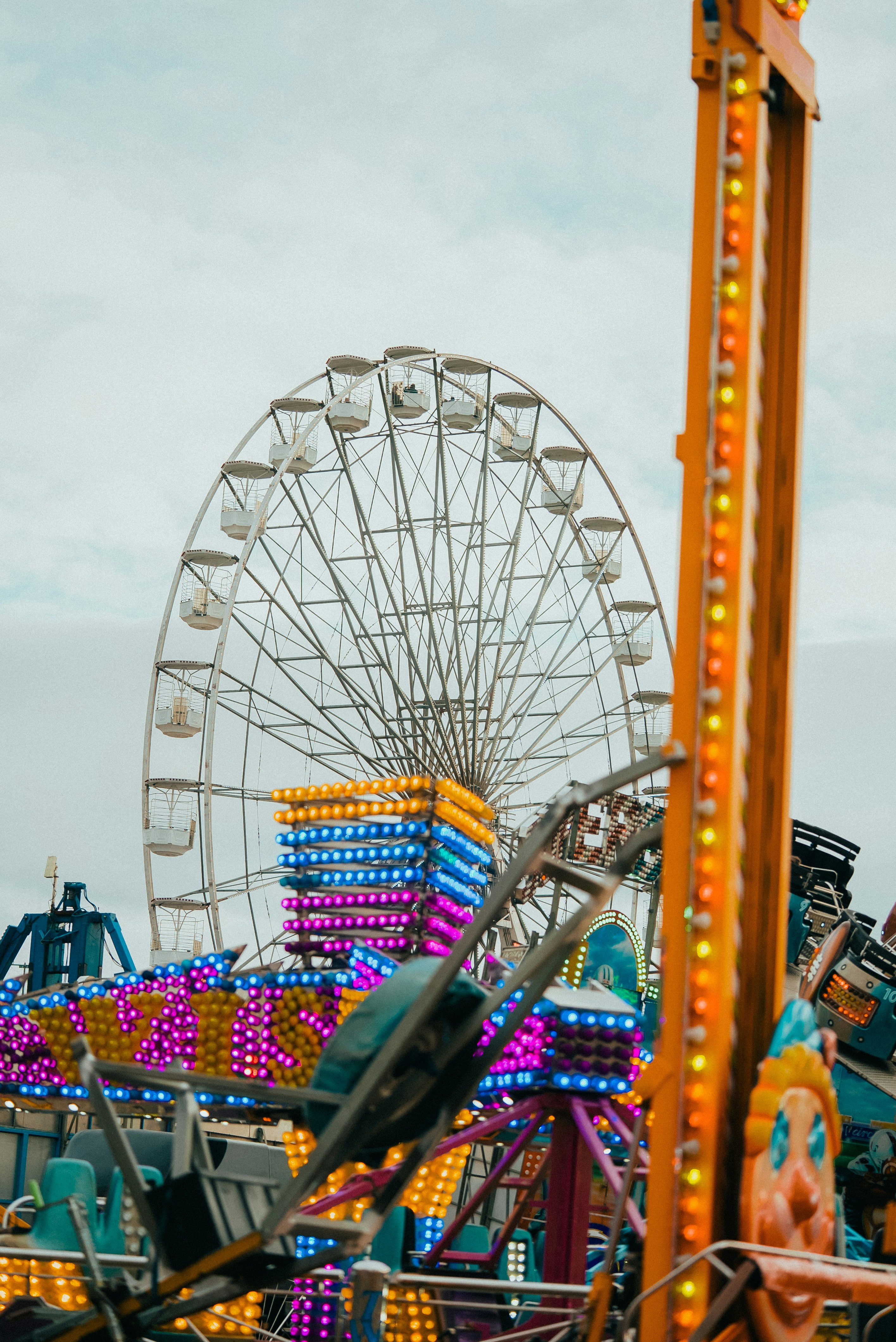 Carnival Rides Background
