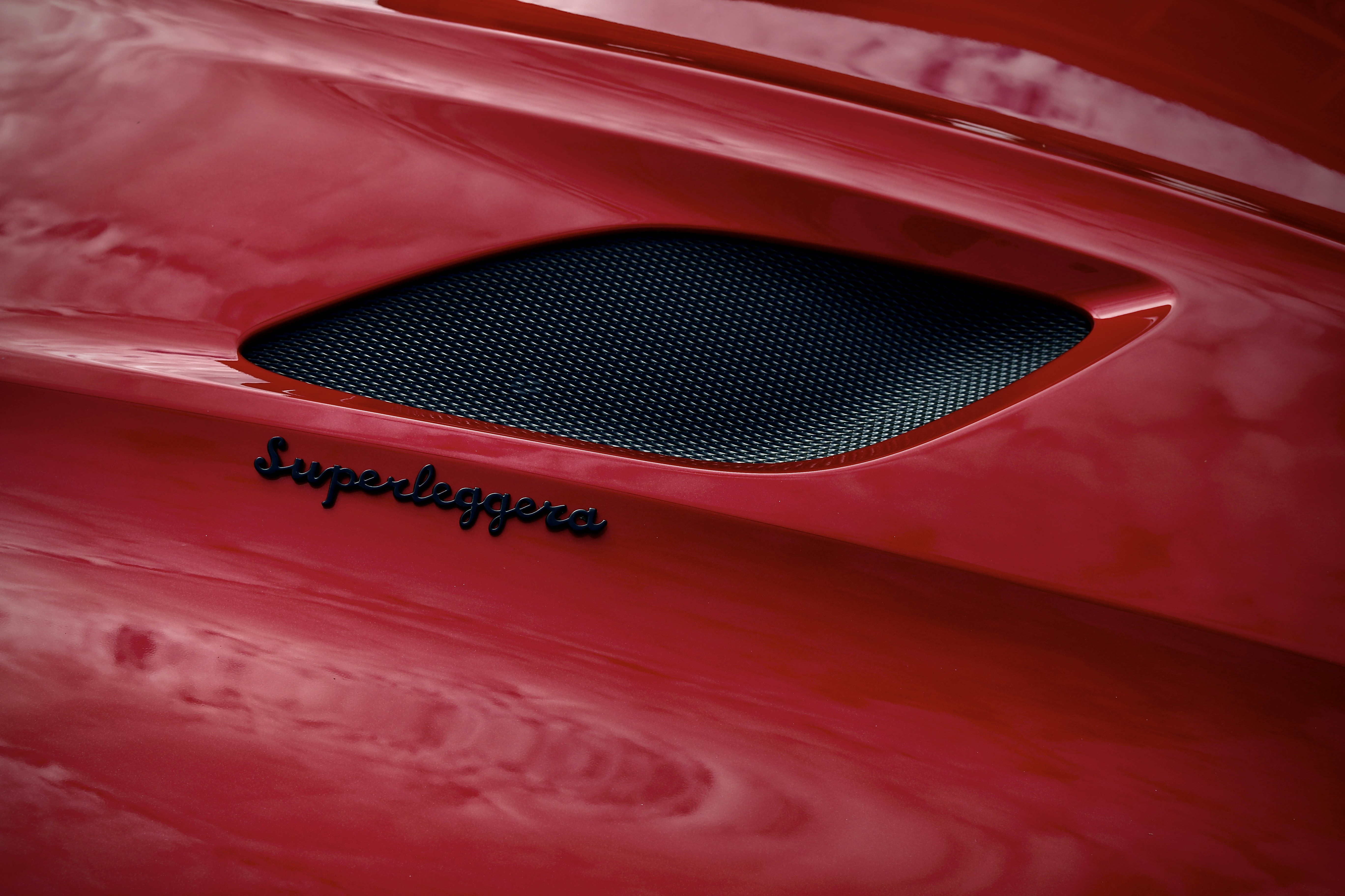 Sleek Elegance in Red: A Close-Up on Design