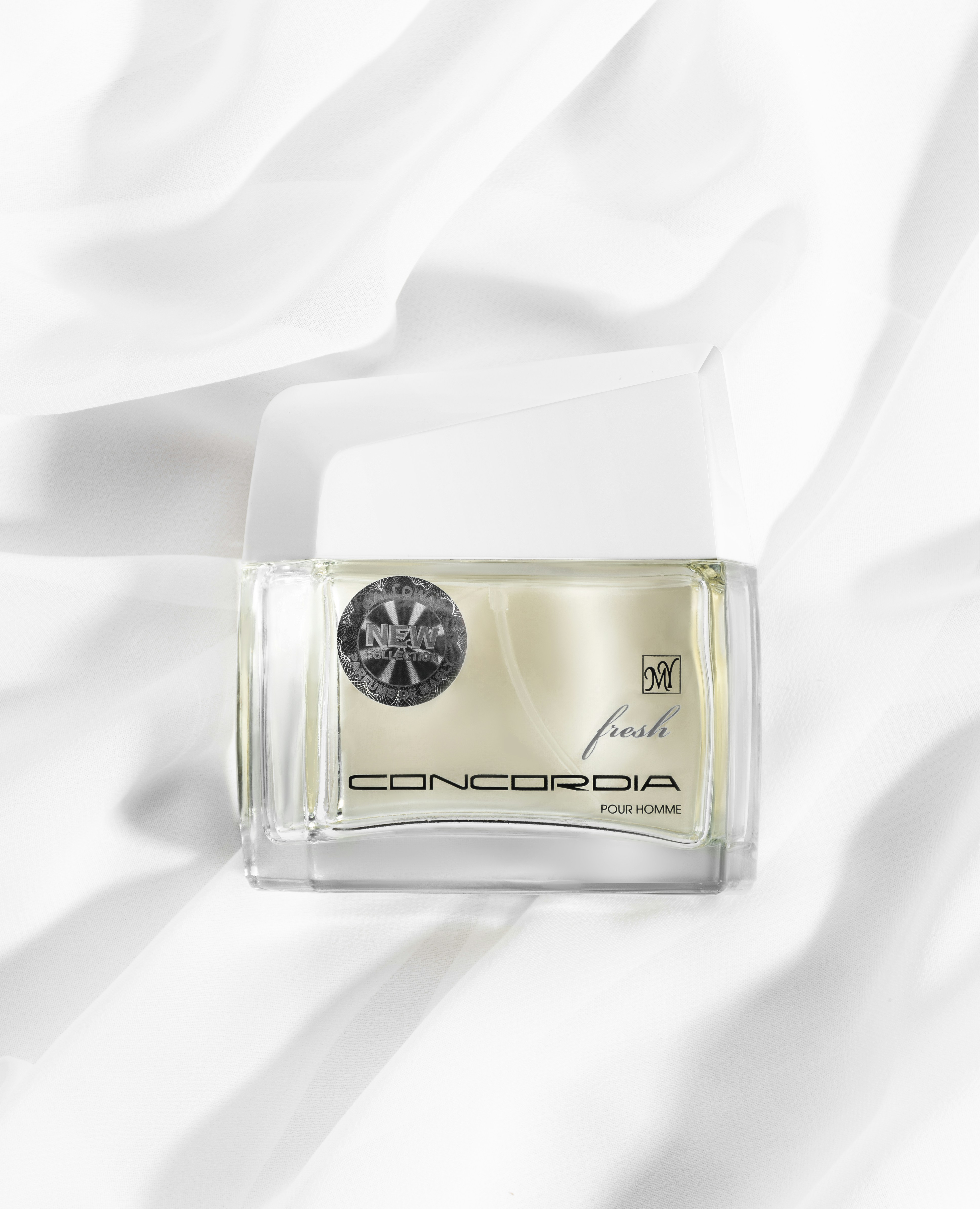 Concordia on Satin: Quiet Radiance in a Glass Vessel