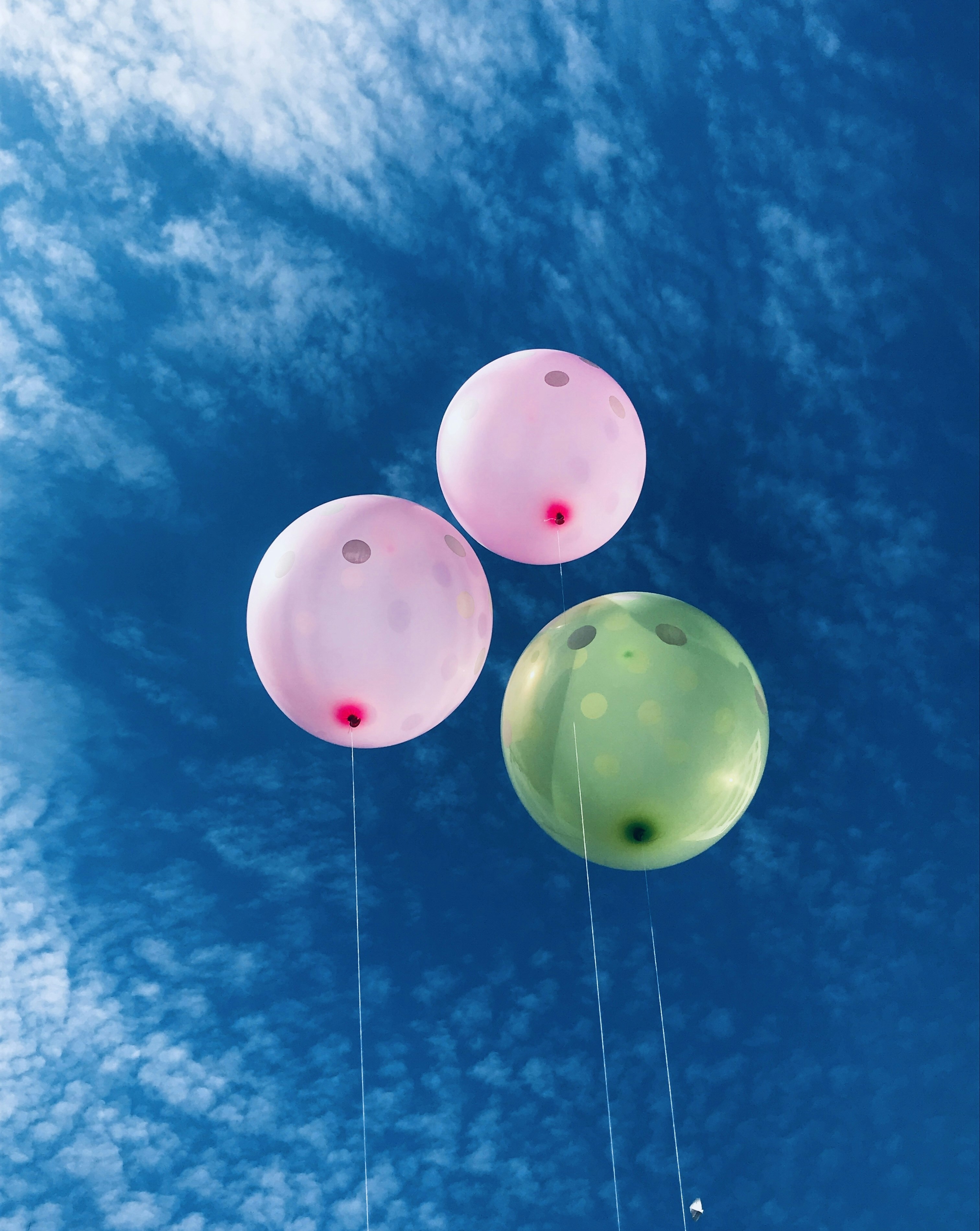 A couple of balloons that are in the air photo – Free Balloon Image on ...