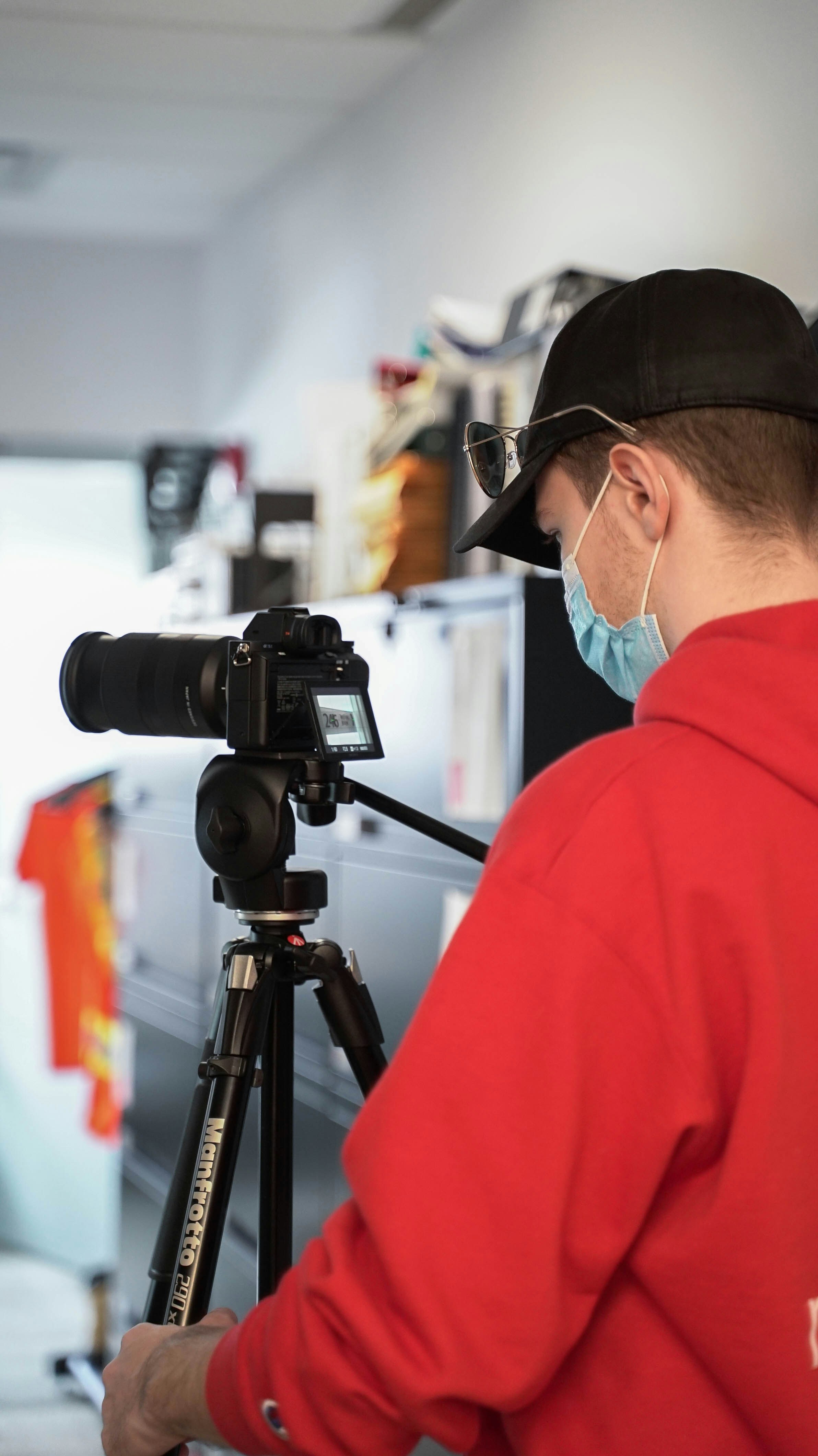 Focus in a Quiet Studio: A Photographer Calibrates a Telephoto on Tripod