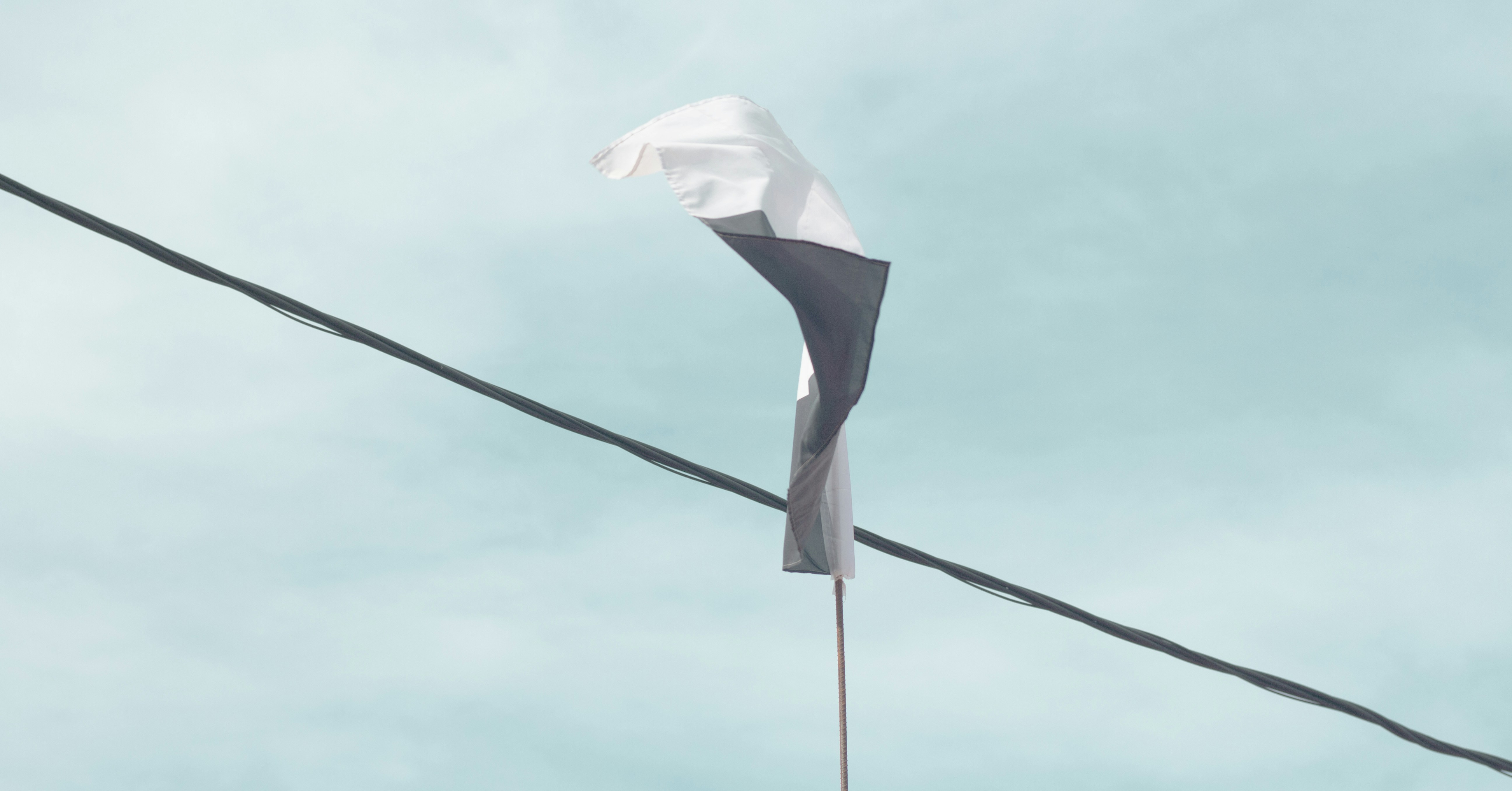 Dancing in the Wind: A Flag's Quiet Elegance