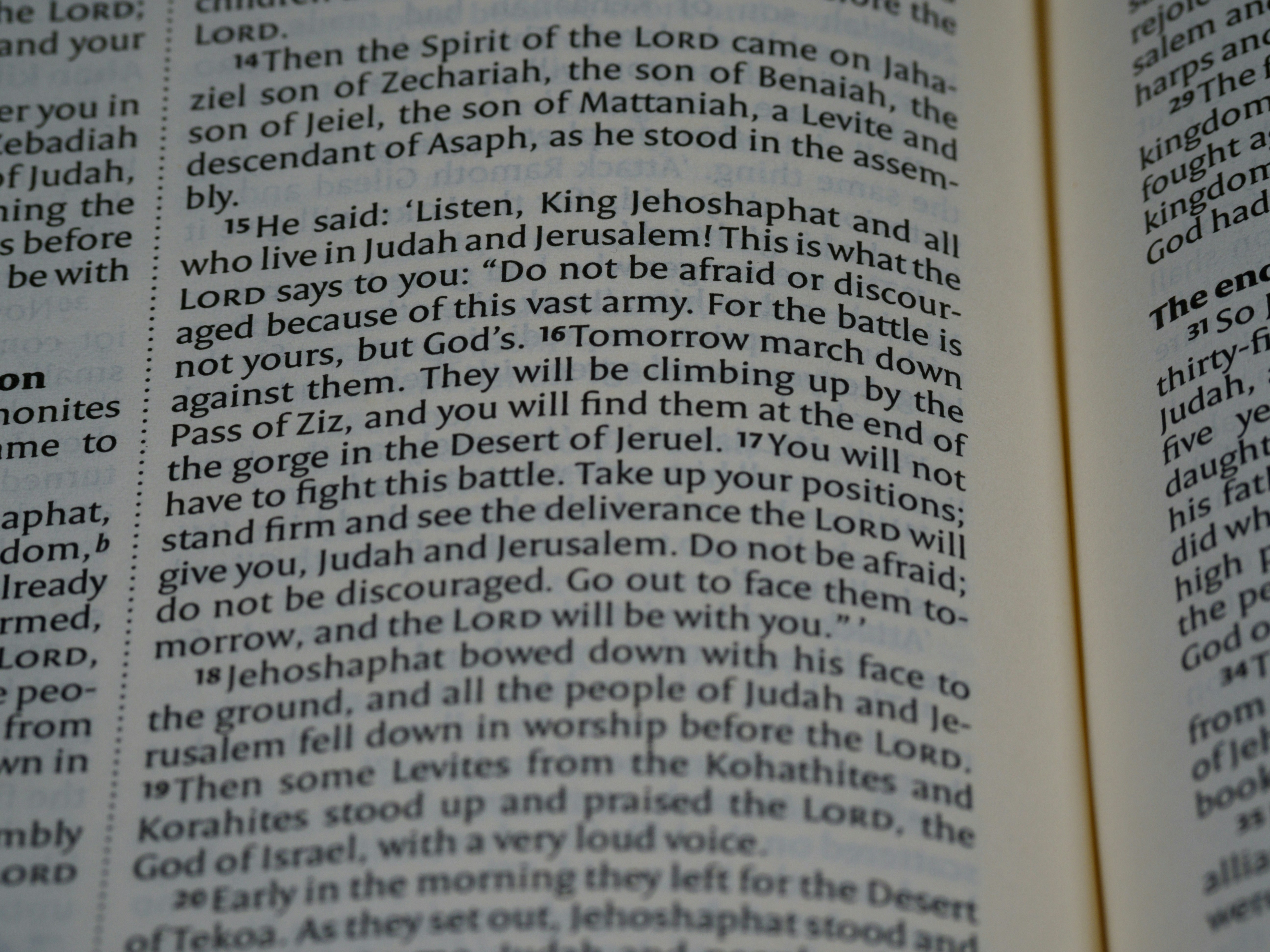 A close up of an open bible book photo – Free Book Image on Unsplash