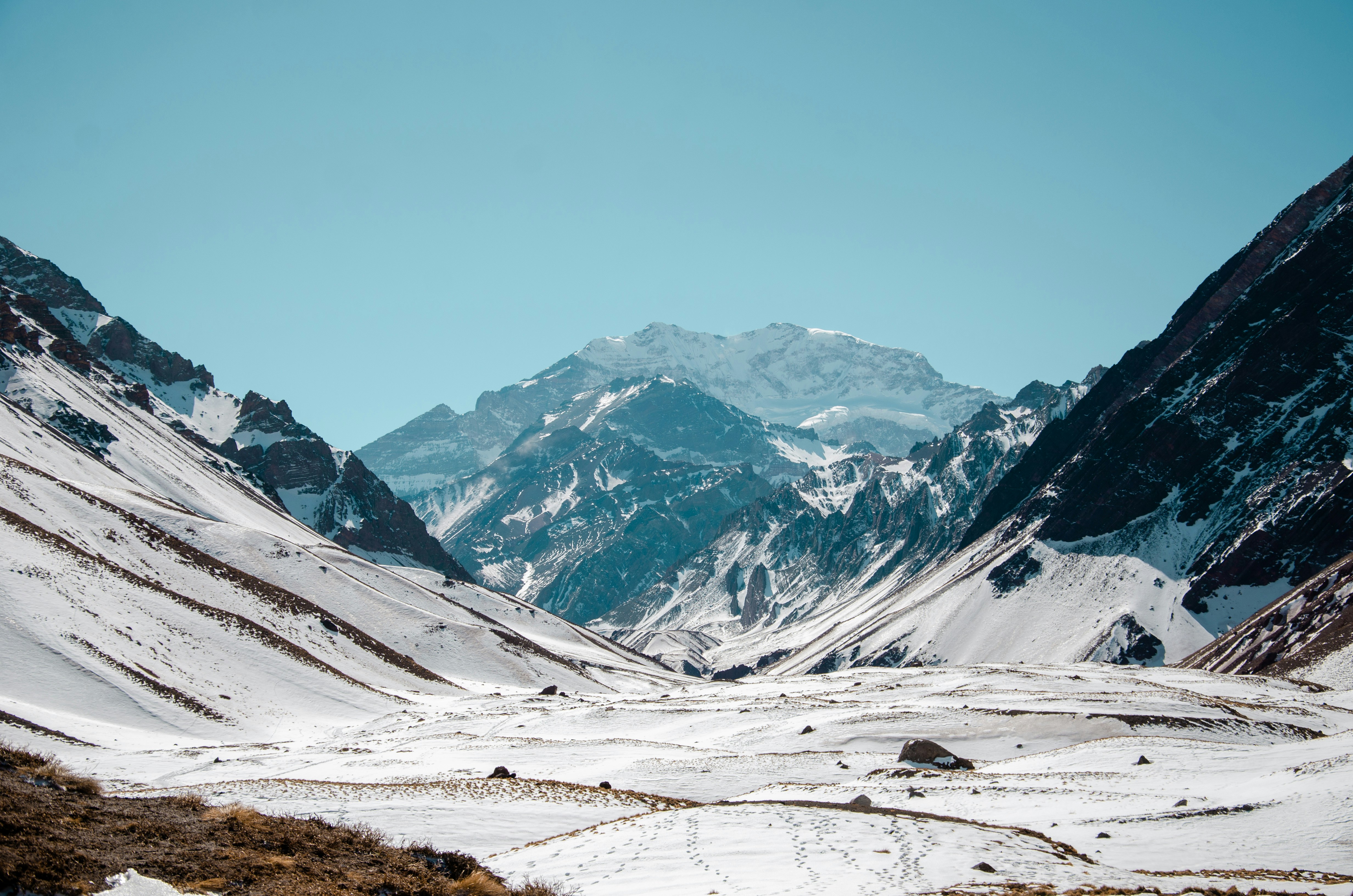 Serenity in the Snow-Capped Valleys