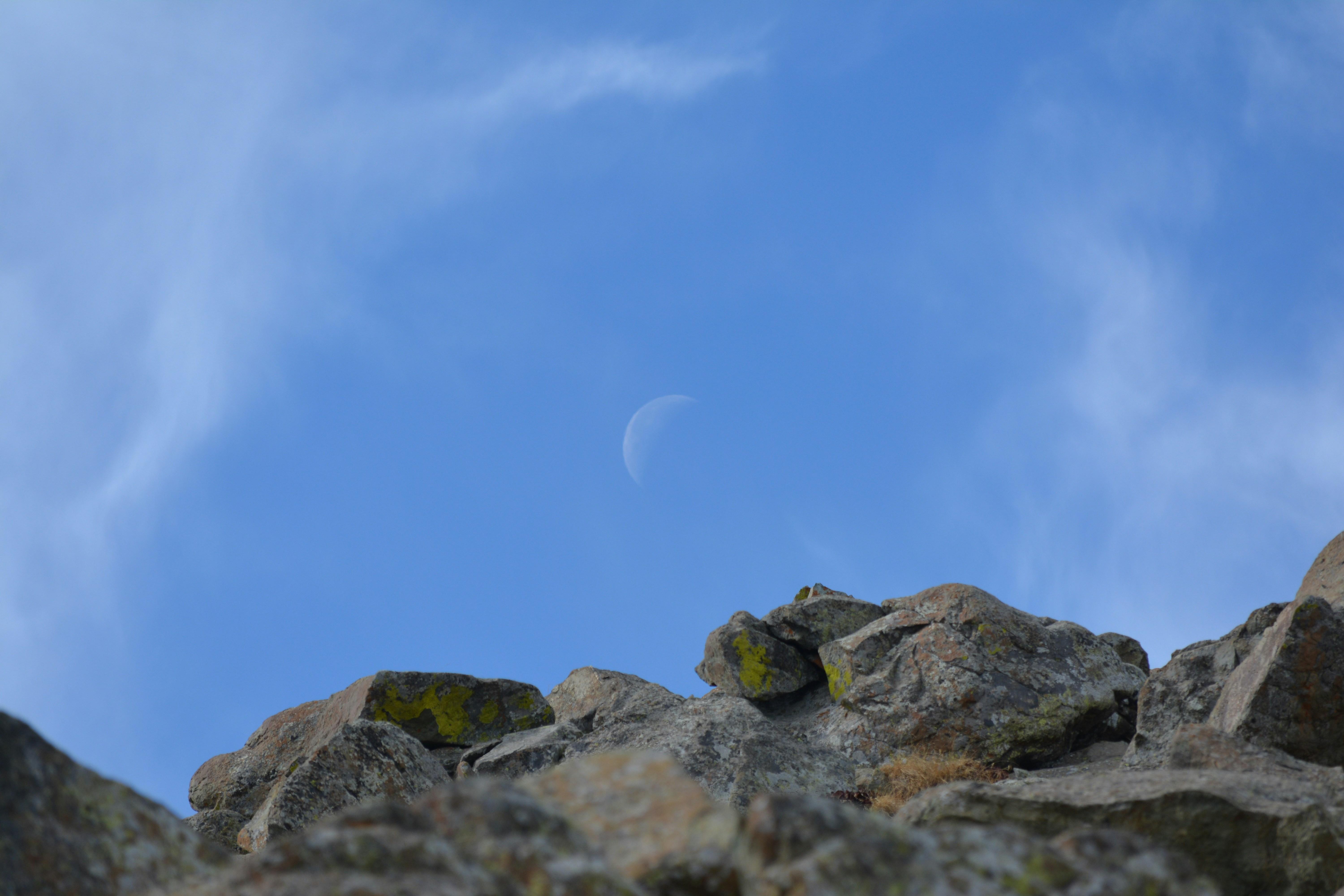 Crescent Above the Granite Ridge