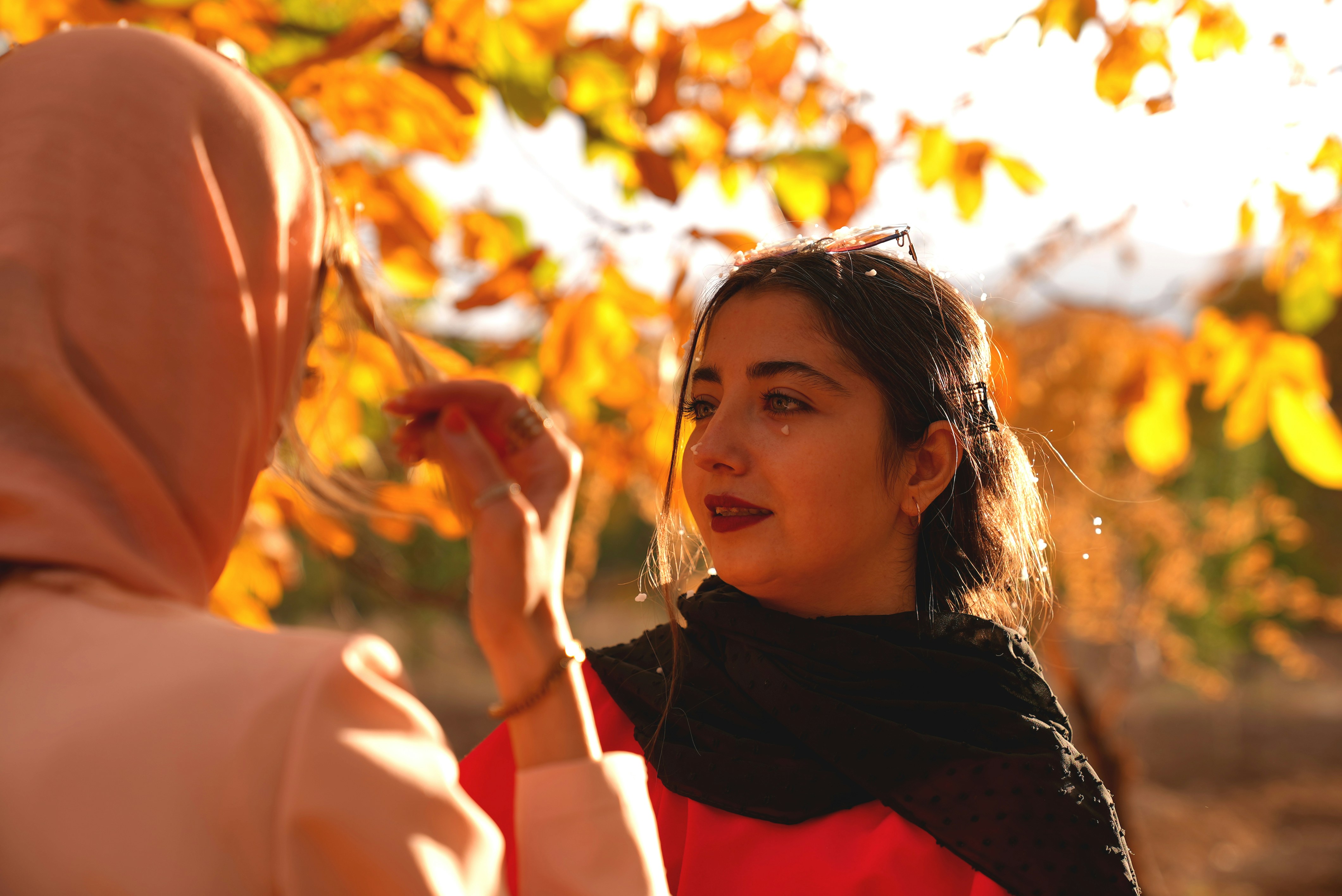 Autumn Alley: A Quiet Portrait in Warm Light