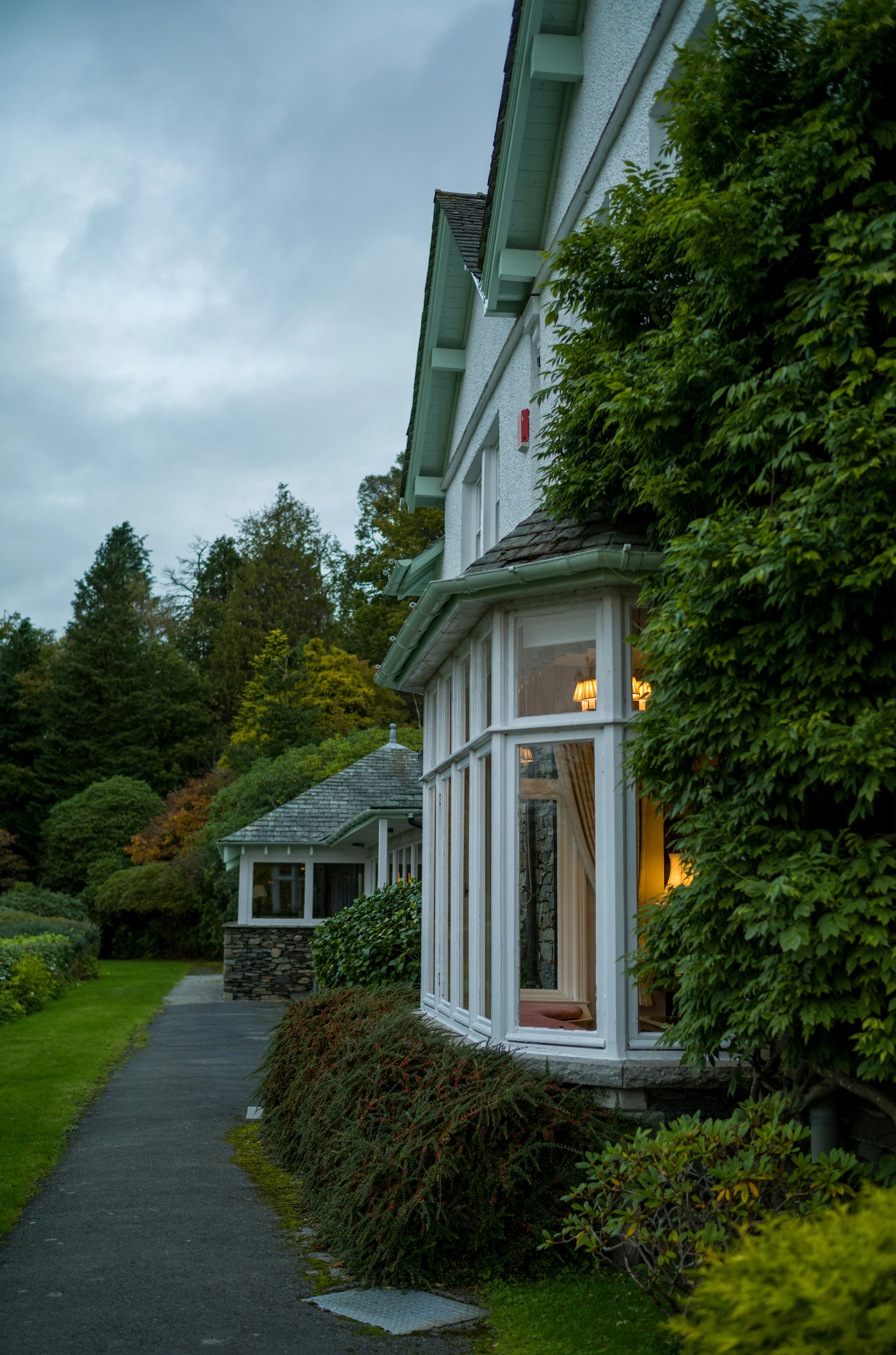 Orchard House in Soft Evening Light
