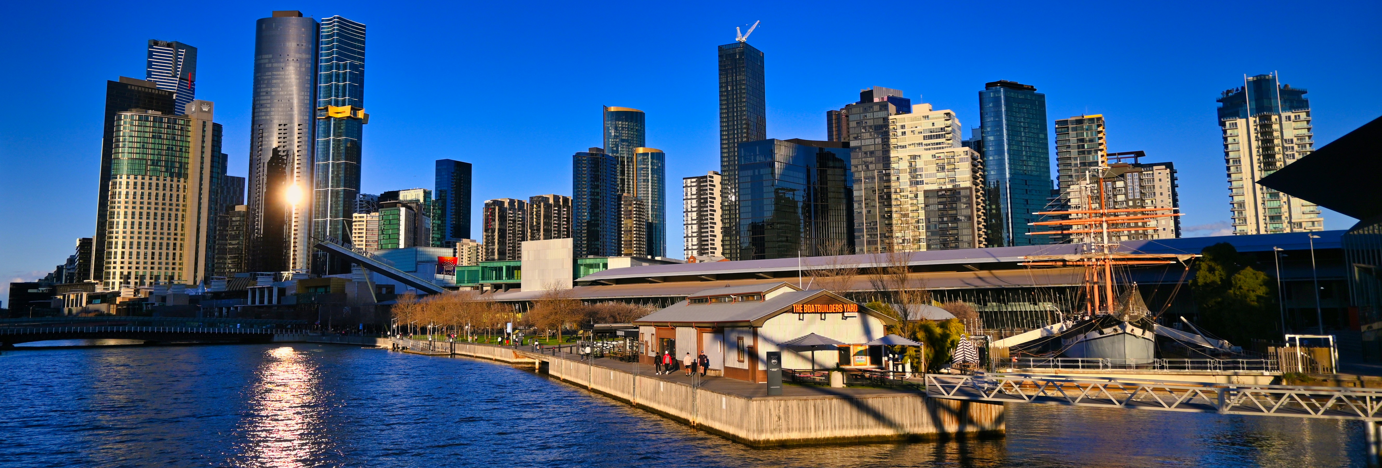 Harborfront Skyline: Reflections and Ridges of a Modern City