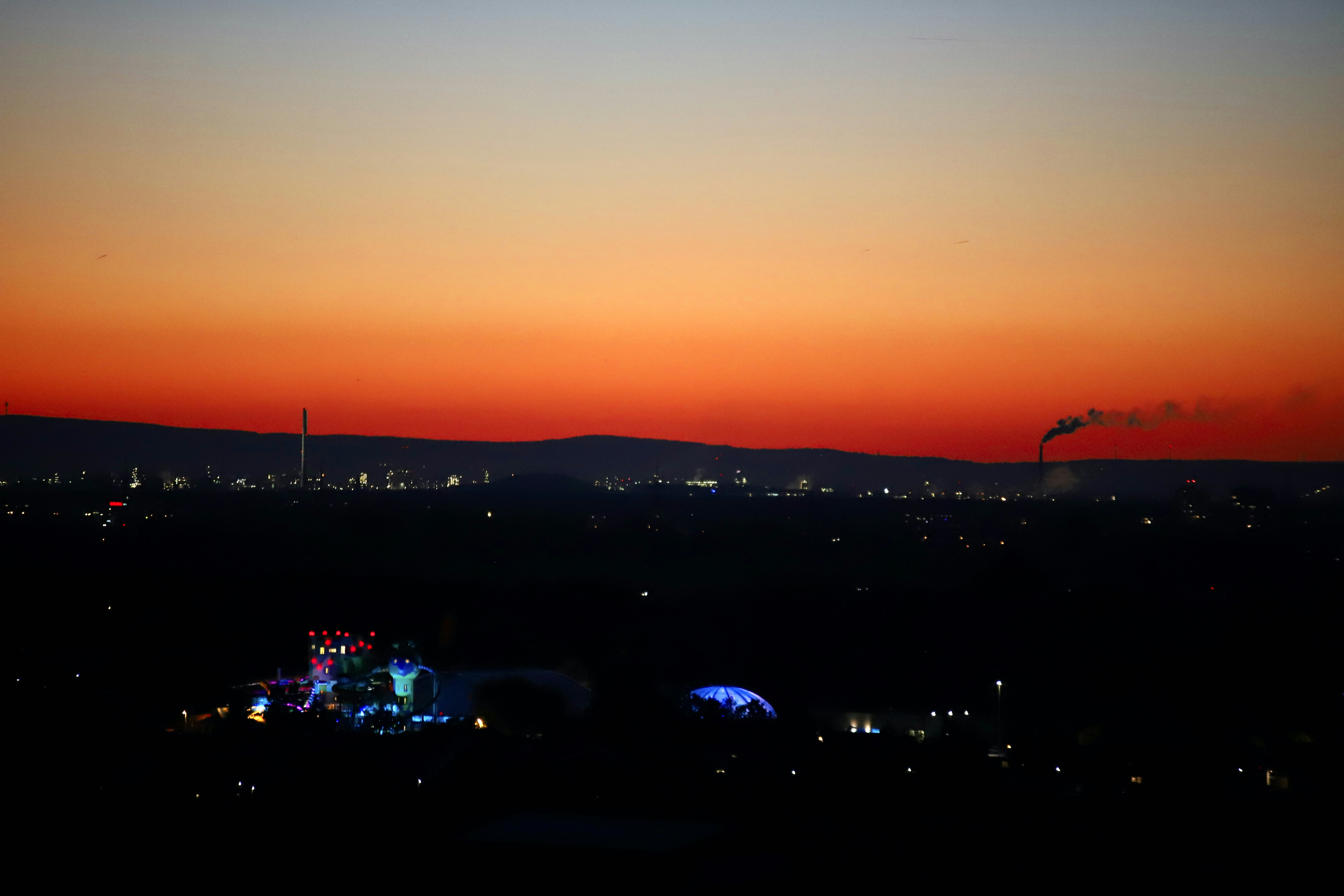 Dusk Over the Industrial Horizon