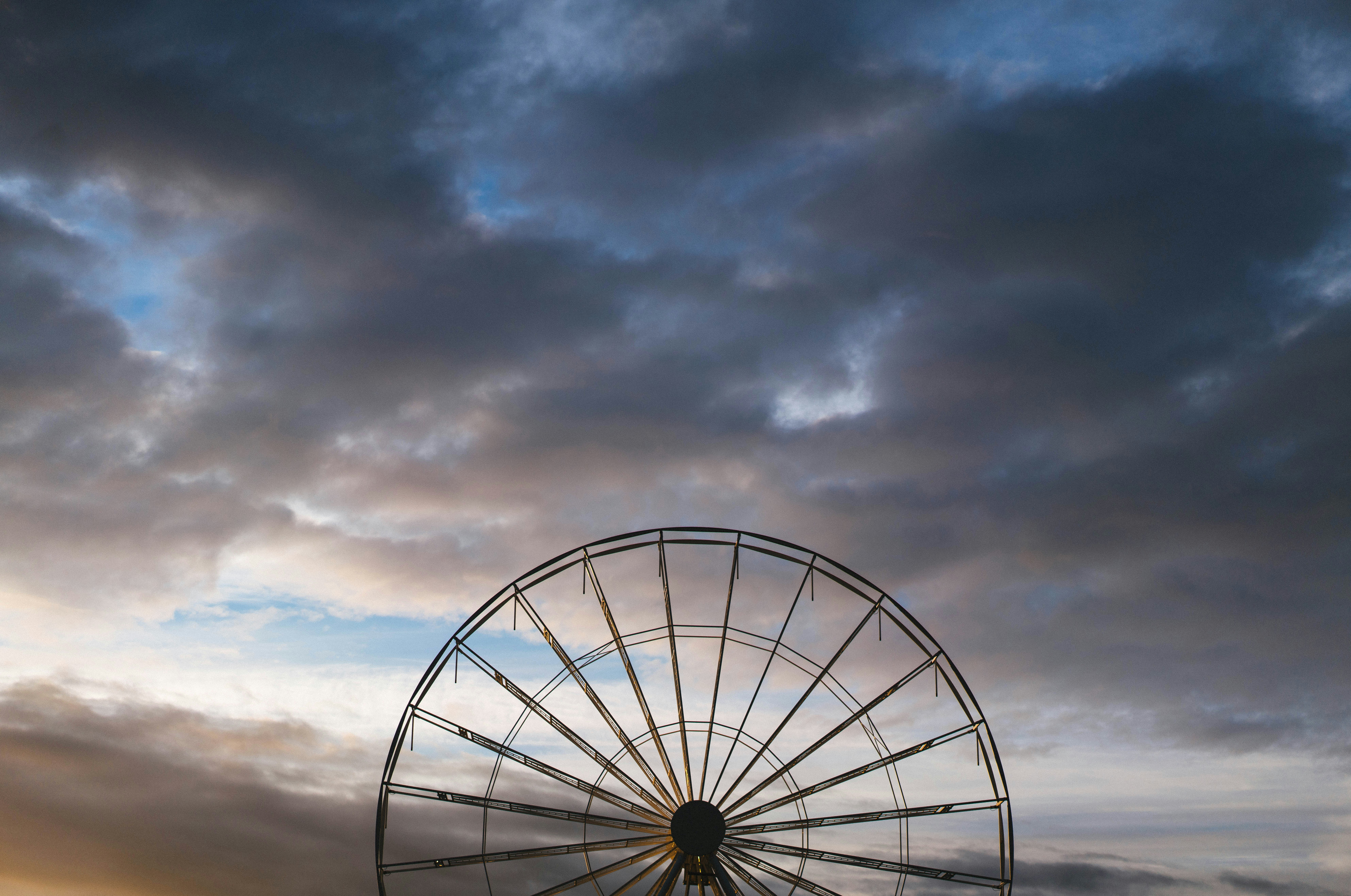 Ferris Wheel Silhouette at Dusk