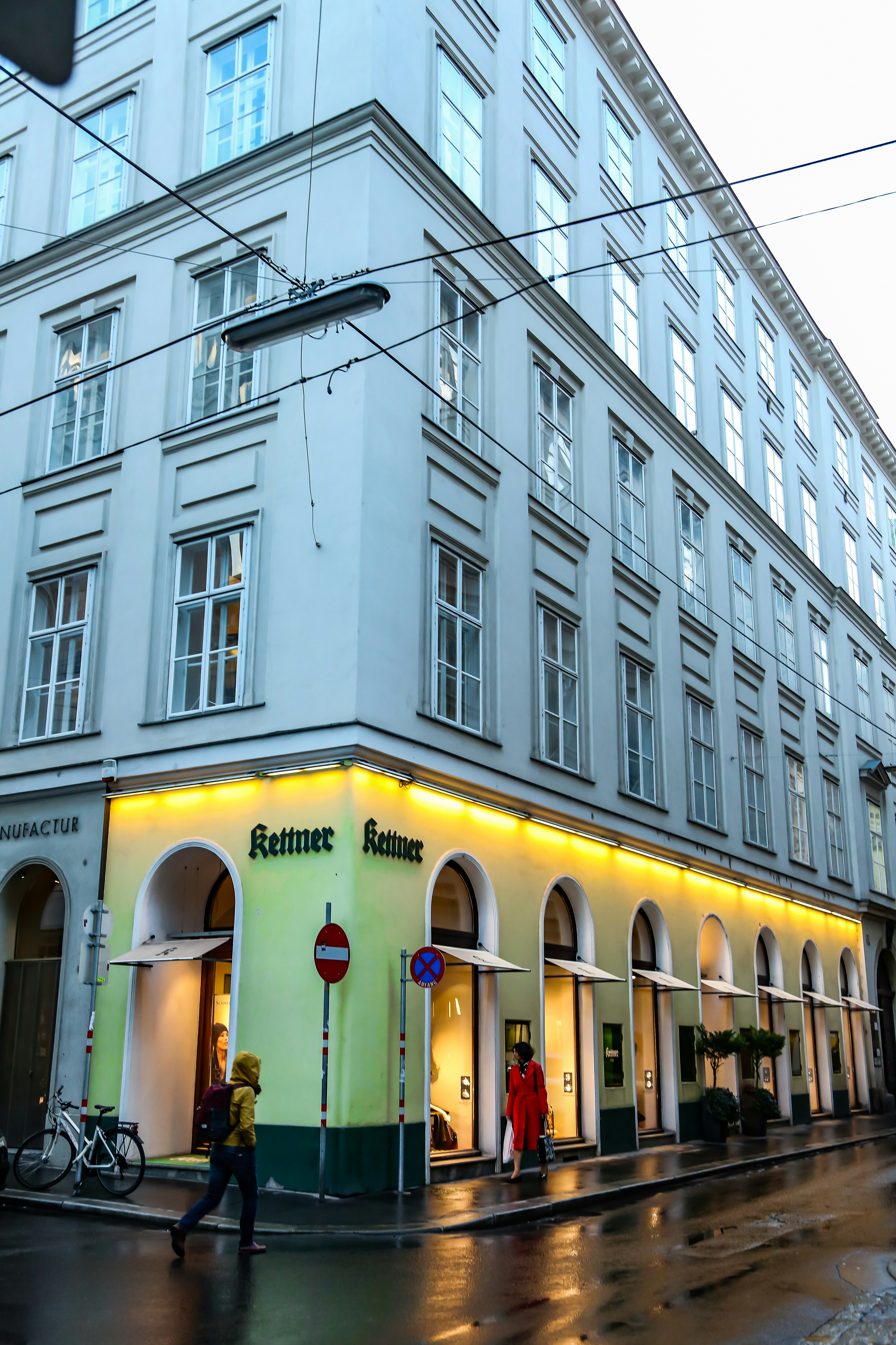 A large white building on a city street photo – Free Vienna Image on ...