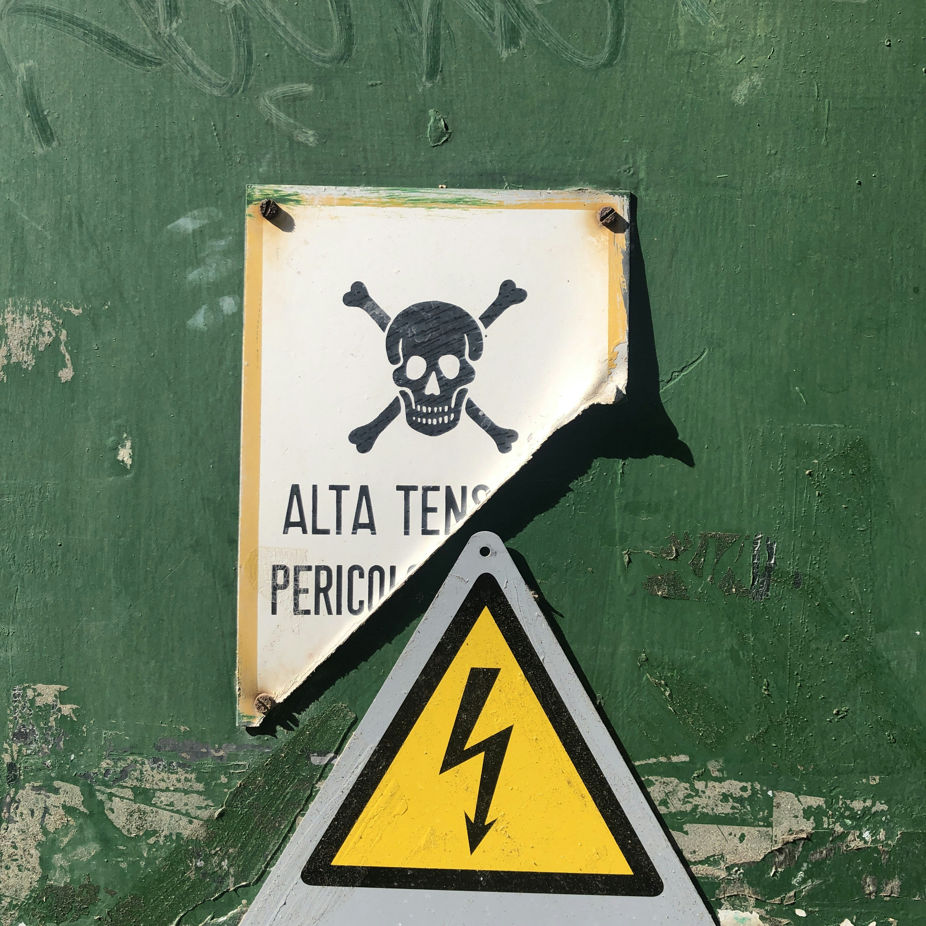 Street signage in Sorrento.