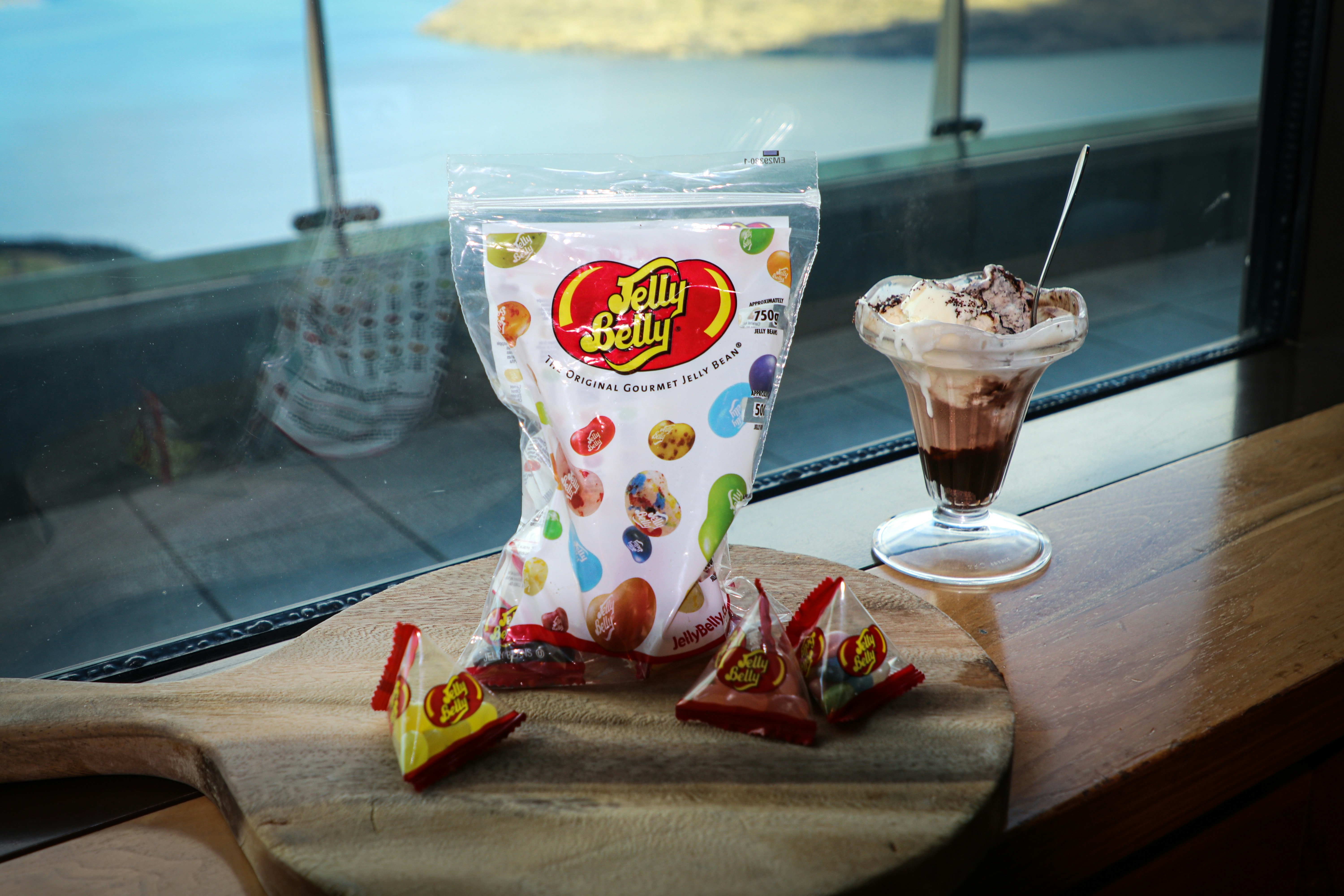 Candy Comet on a Seaside Window Sill