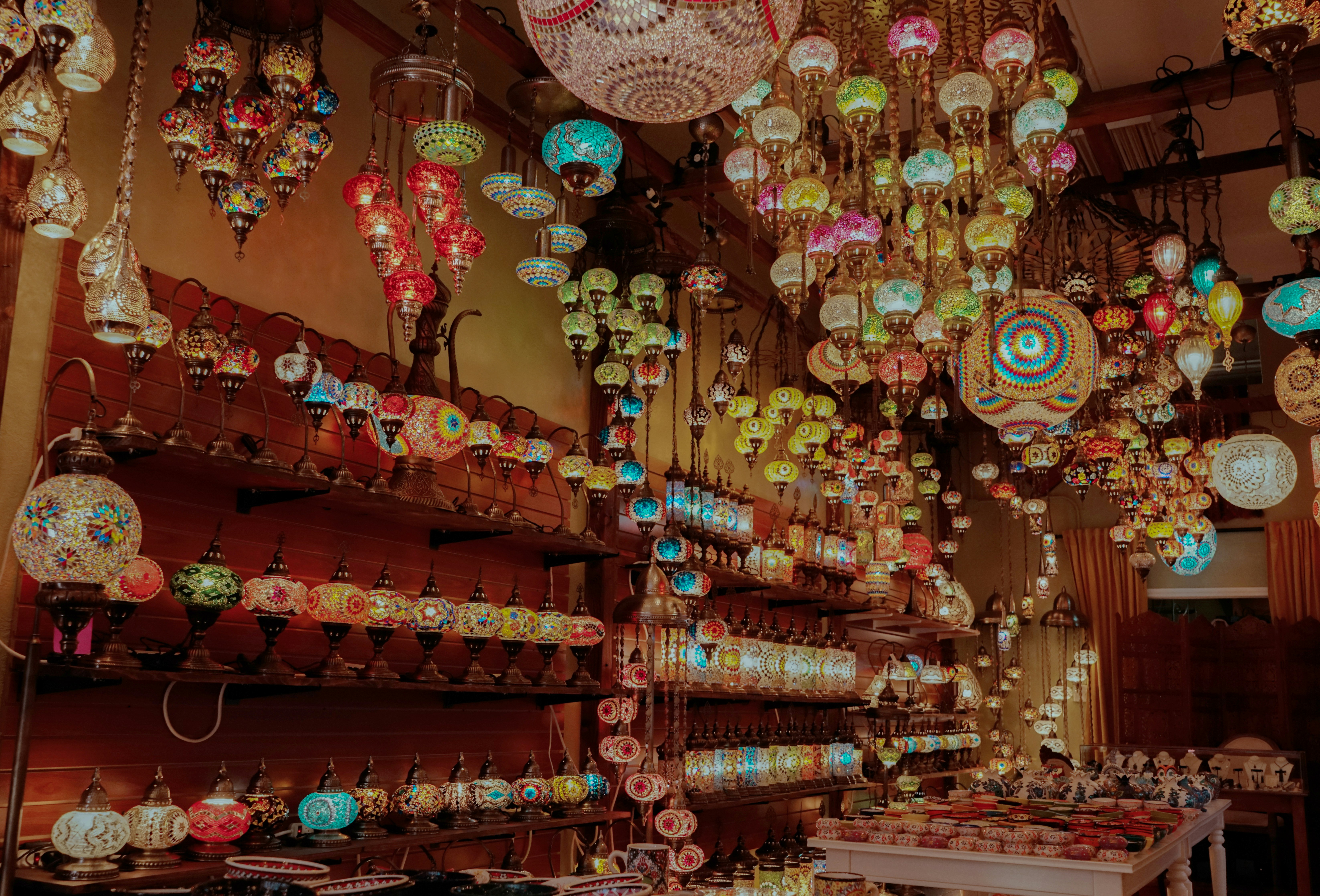Luminous Kaleidoscope of Turkish Lanterns