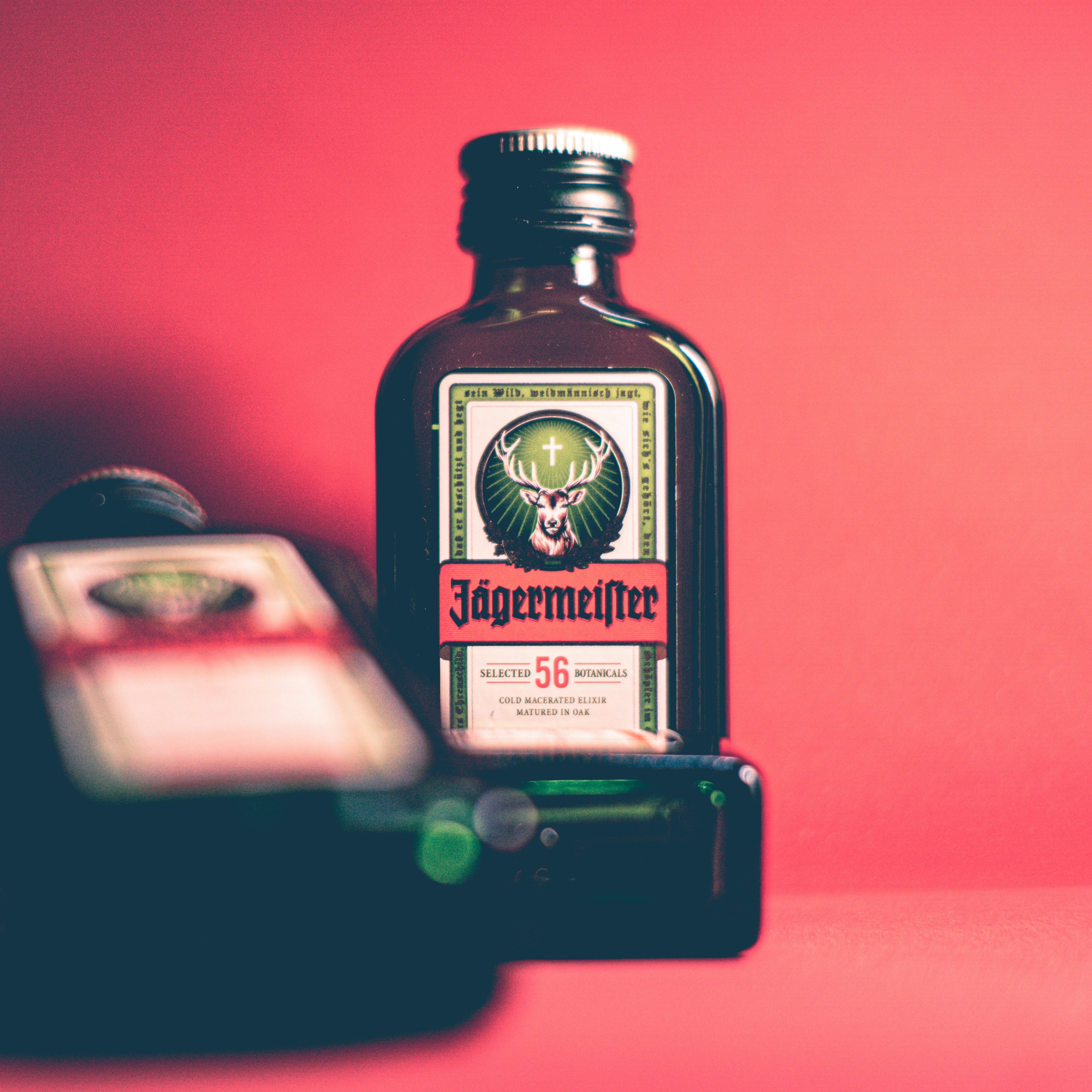 Jägermeister on a Low Light Set