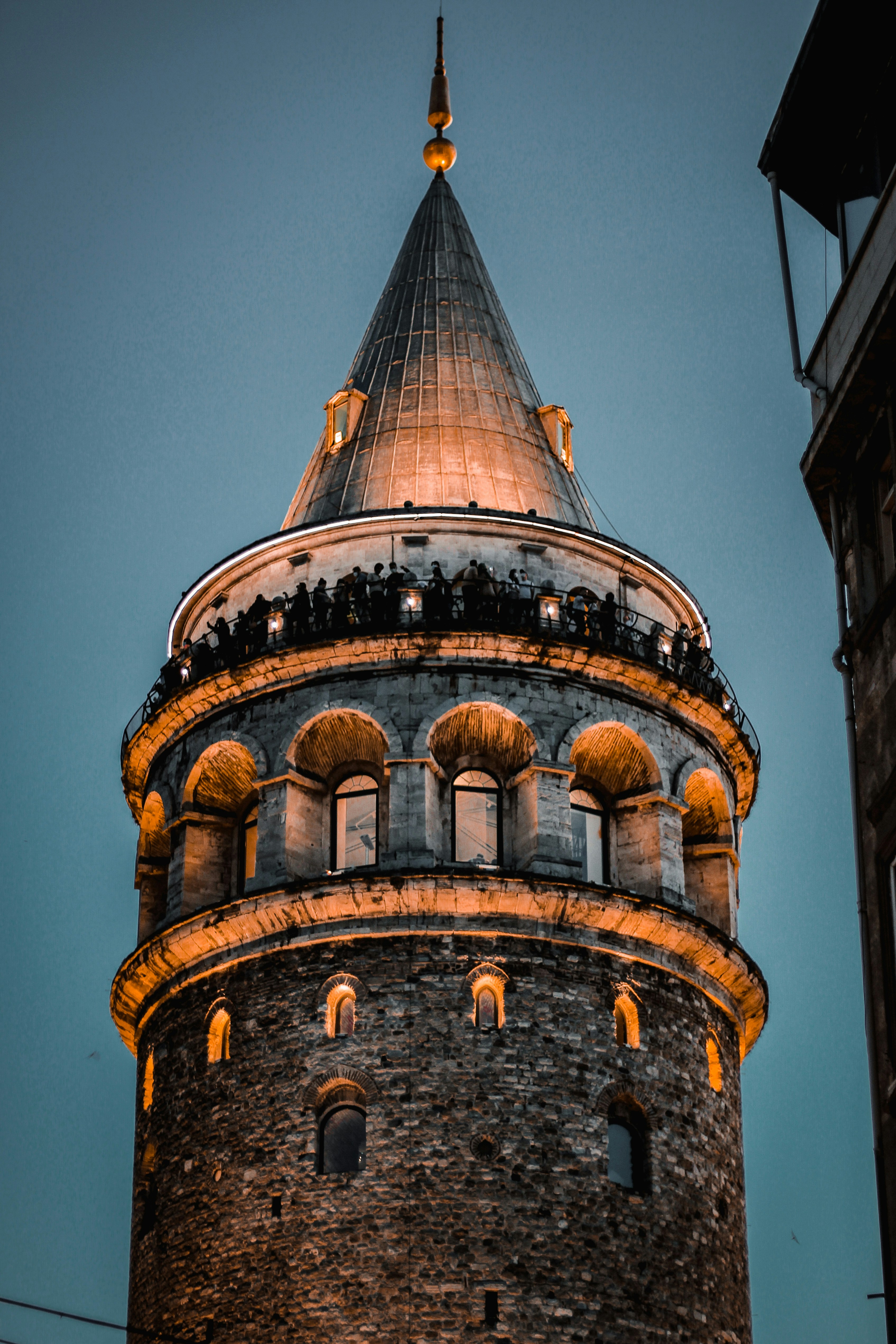 The Sentinel of Time: Galata Tower at Dusk