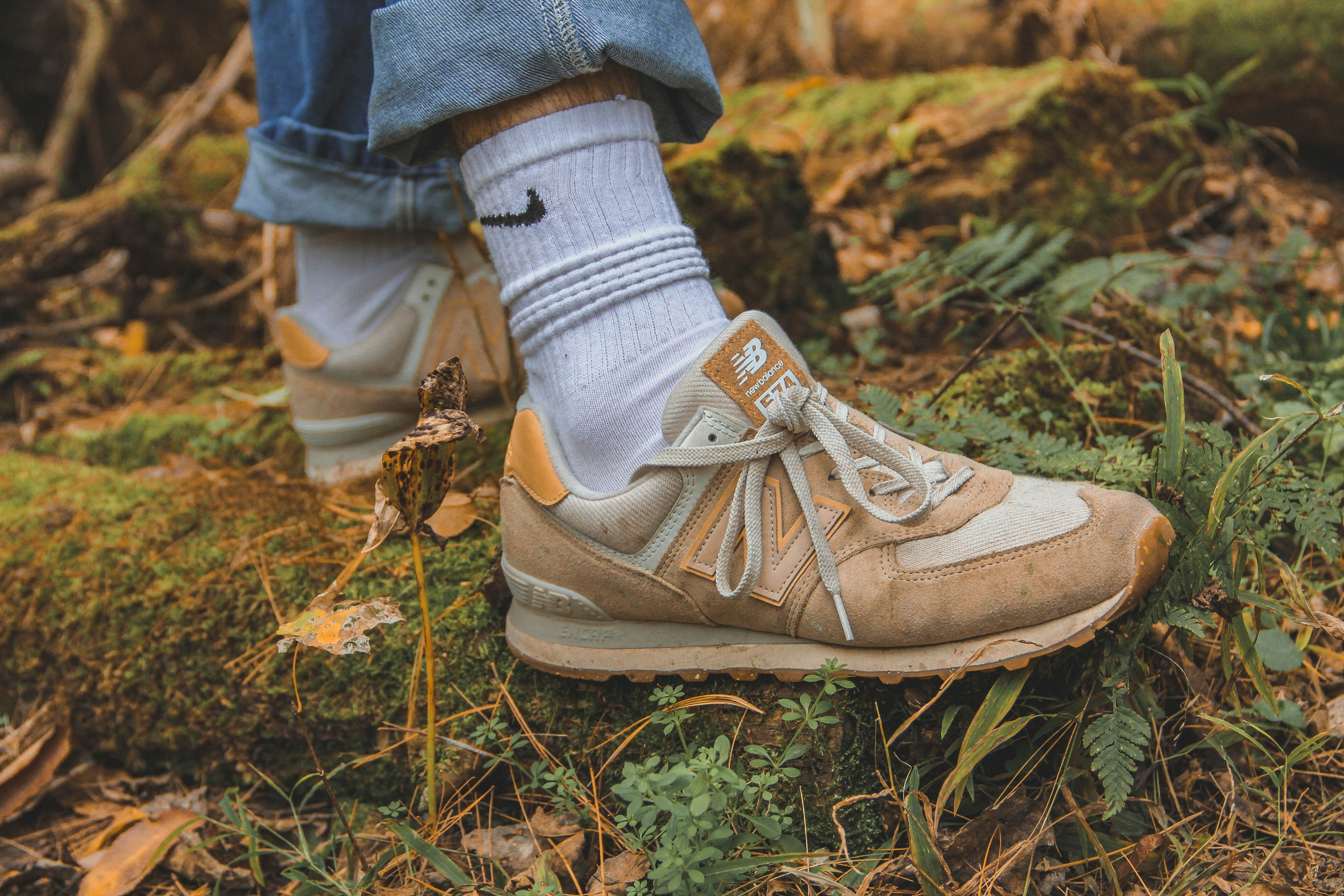 A Grass-streaked Step: Earthen Sneakers Grounded in the Trail