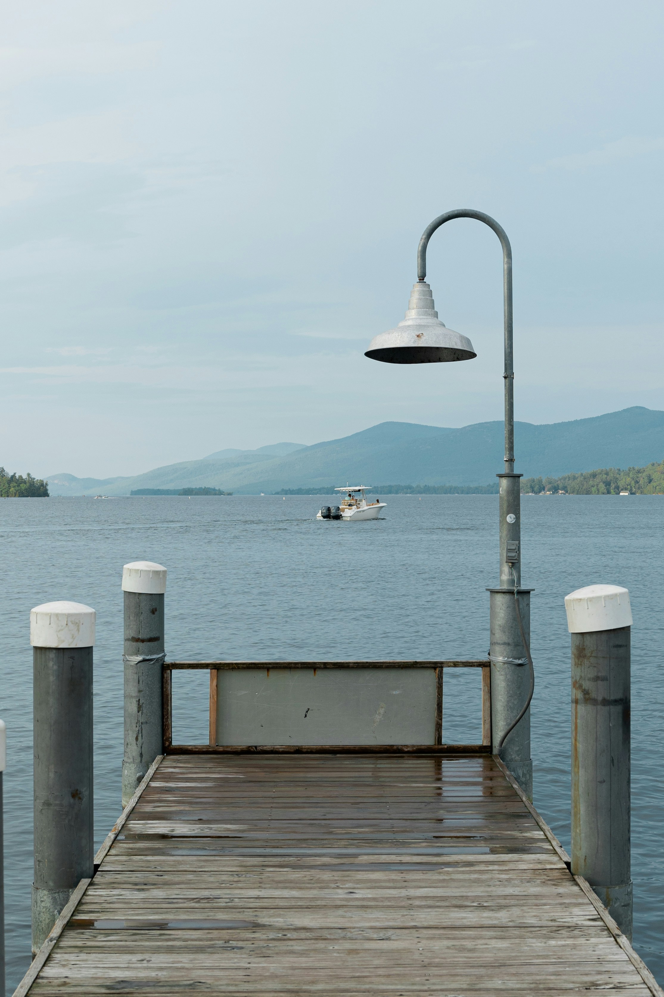 Quiet Pier at Distant Horizon