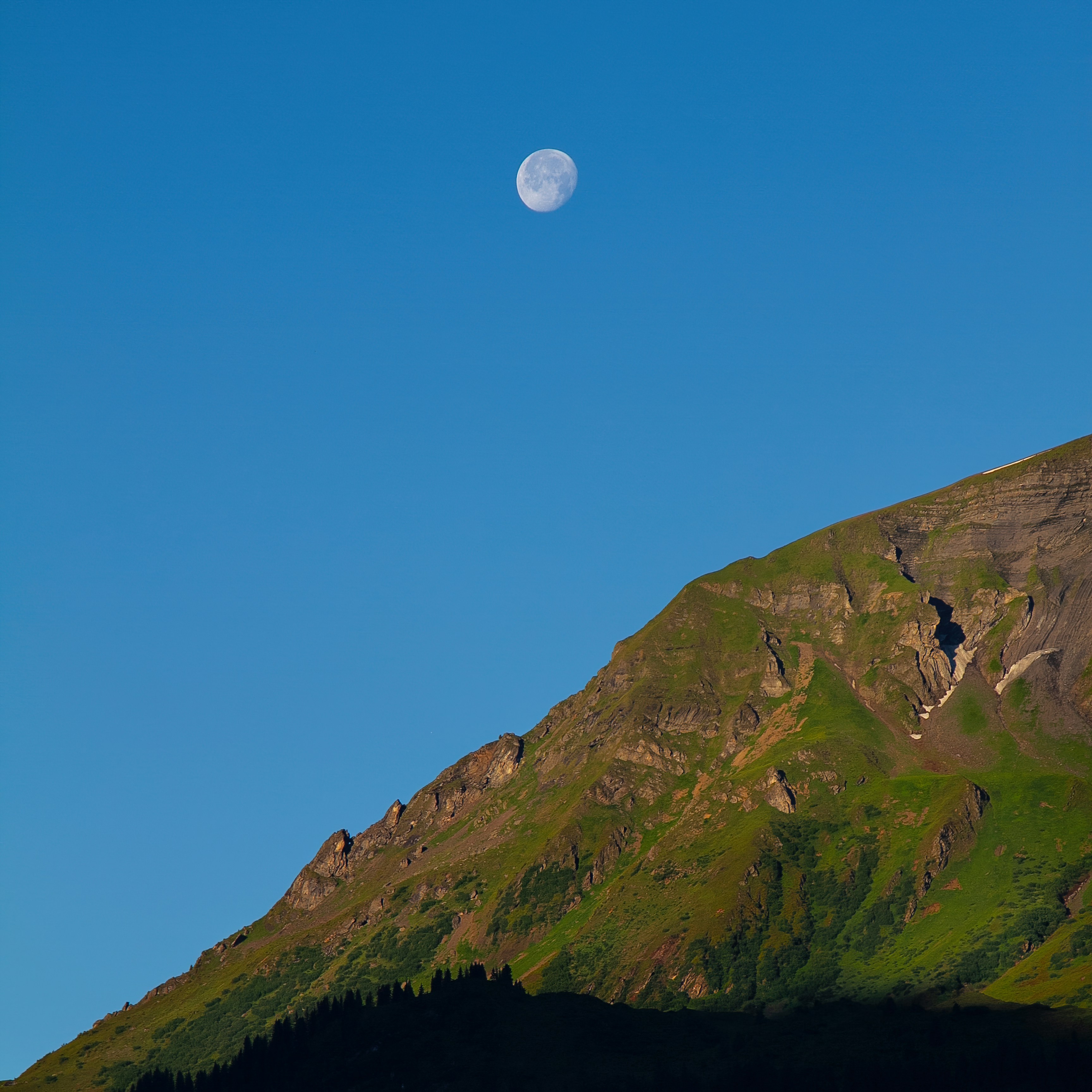 Moon Over Green Ridge