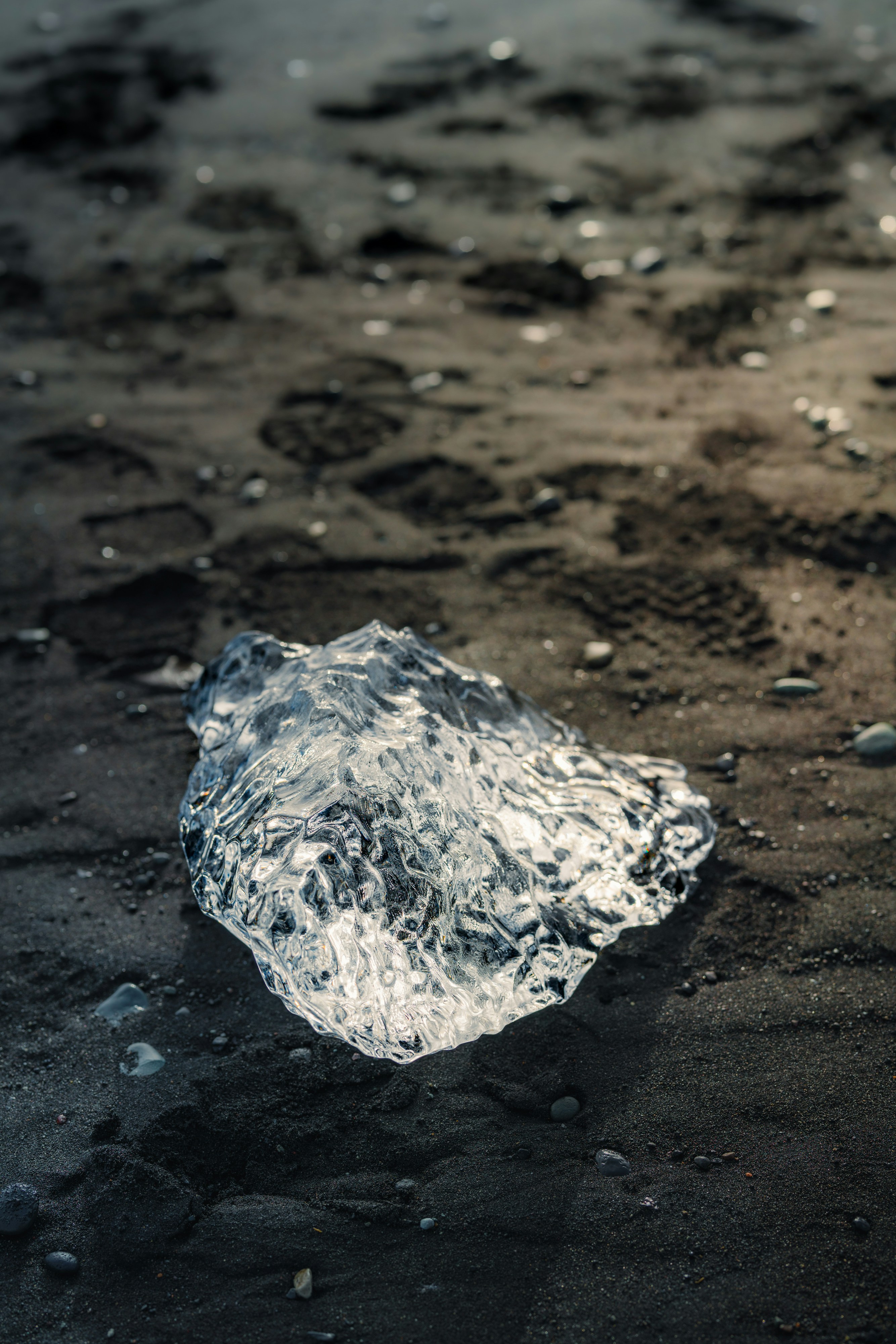 A rock on the ground with water coming out of it photo – Free Iceland ...