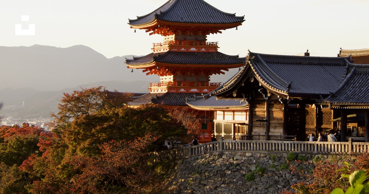 무성한 녹색 언덕 위에 앉아있는 높은 건물 사진 Unsplash의 무료 日本、京都府京都市東山区清水1丁目294 清水寺 이미지