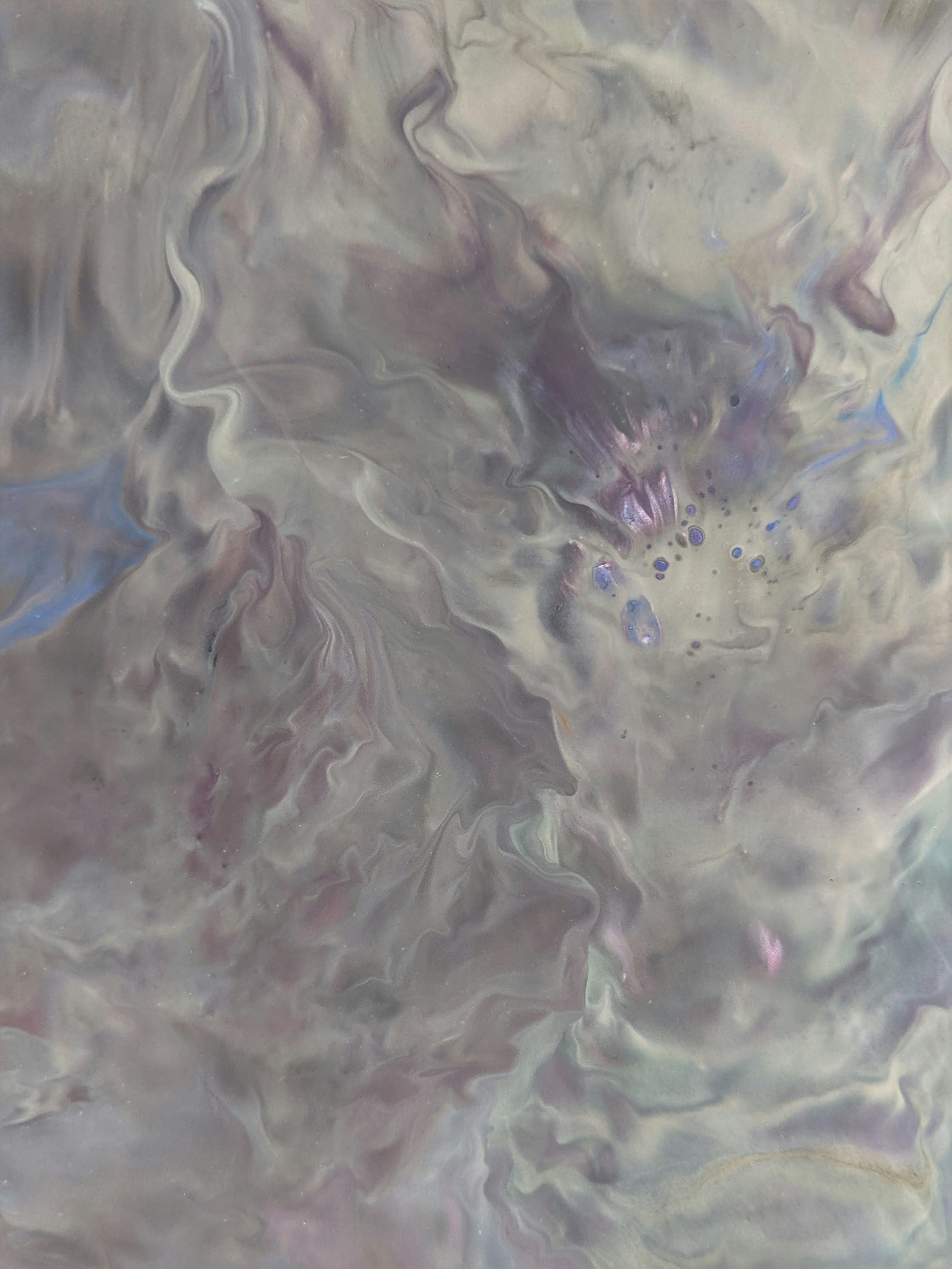Pastel Currents in a Marble Twilight
