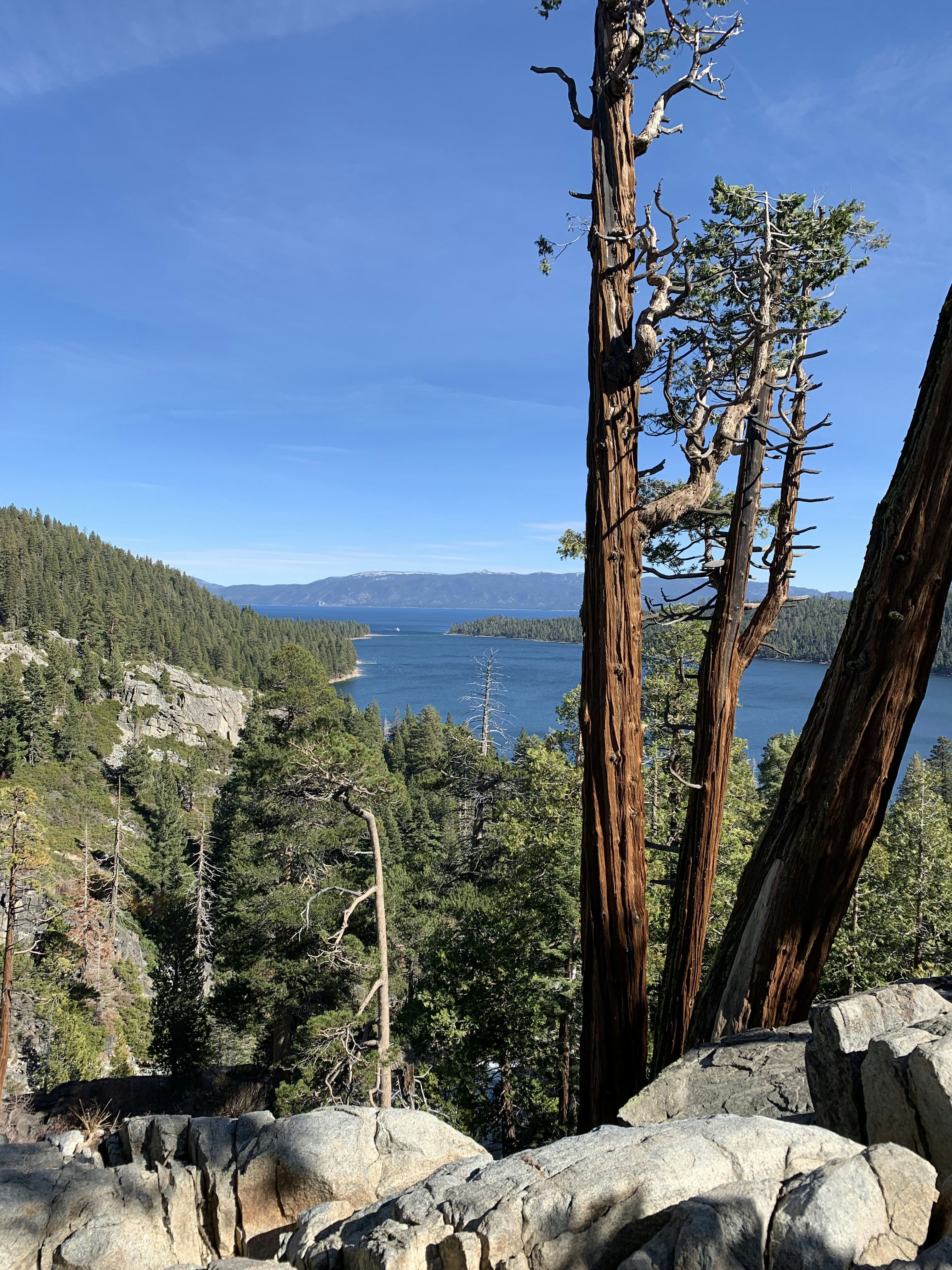 A view of a lake and some trees photo – Free Eagle falls trailhead ...