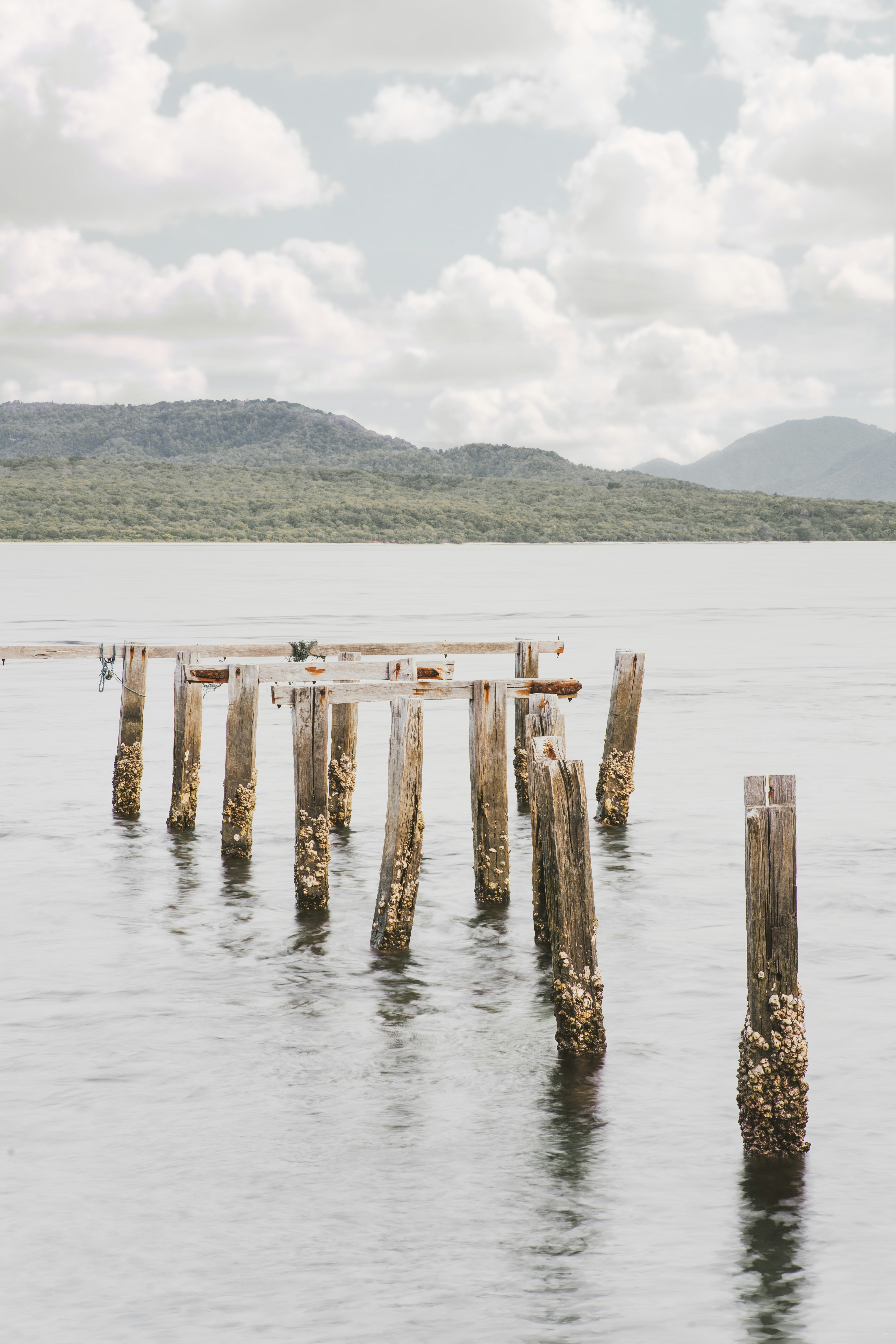 Un quai en bois assis au milieu d’un lac photo – Photo Bali Gratuite ...