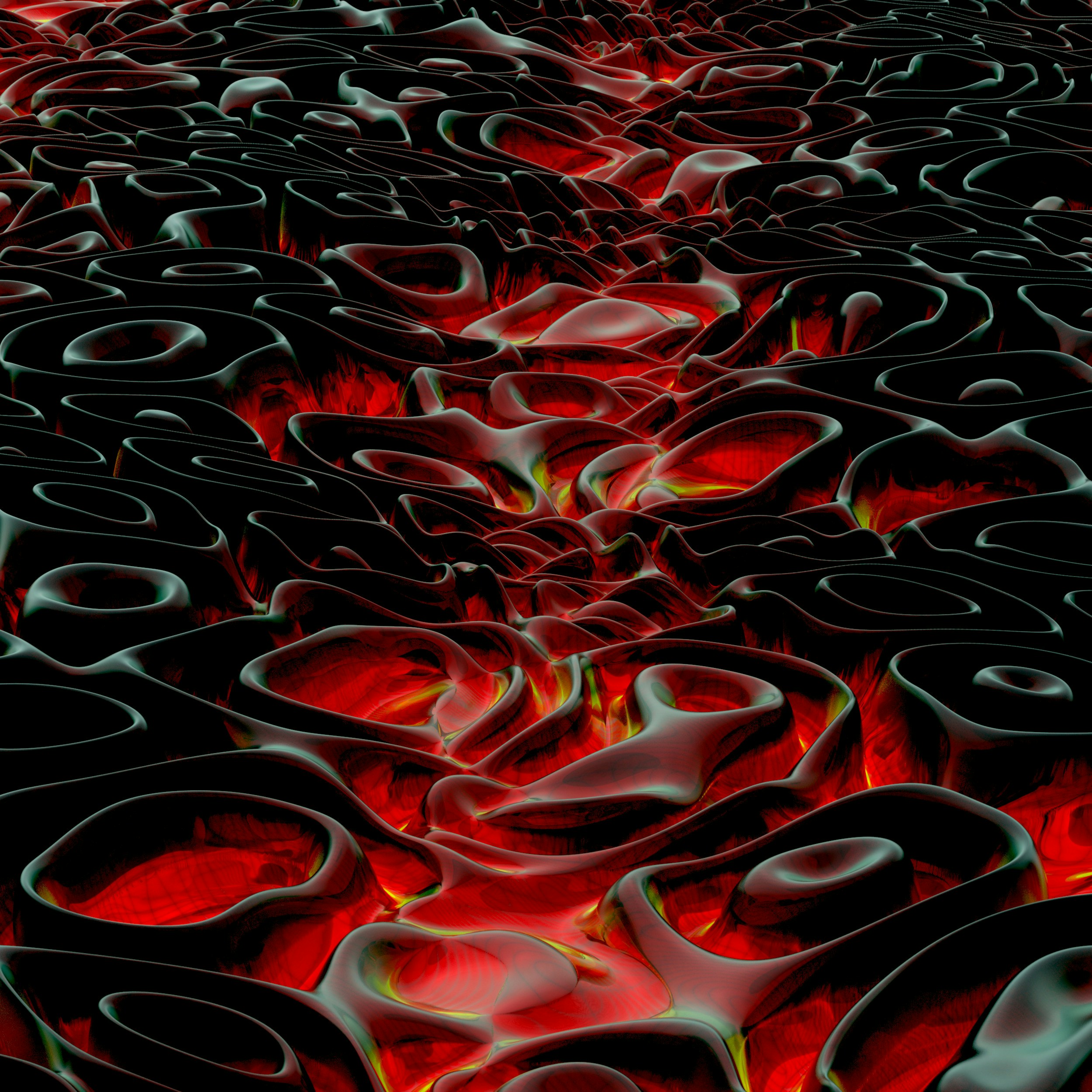 A large group of red and black objects photo – Free 3d Image on Unsplash