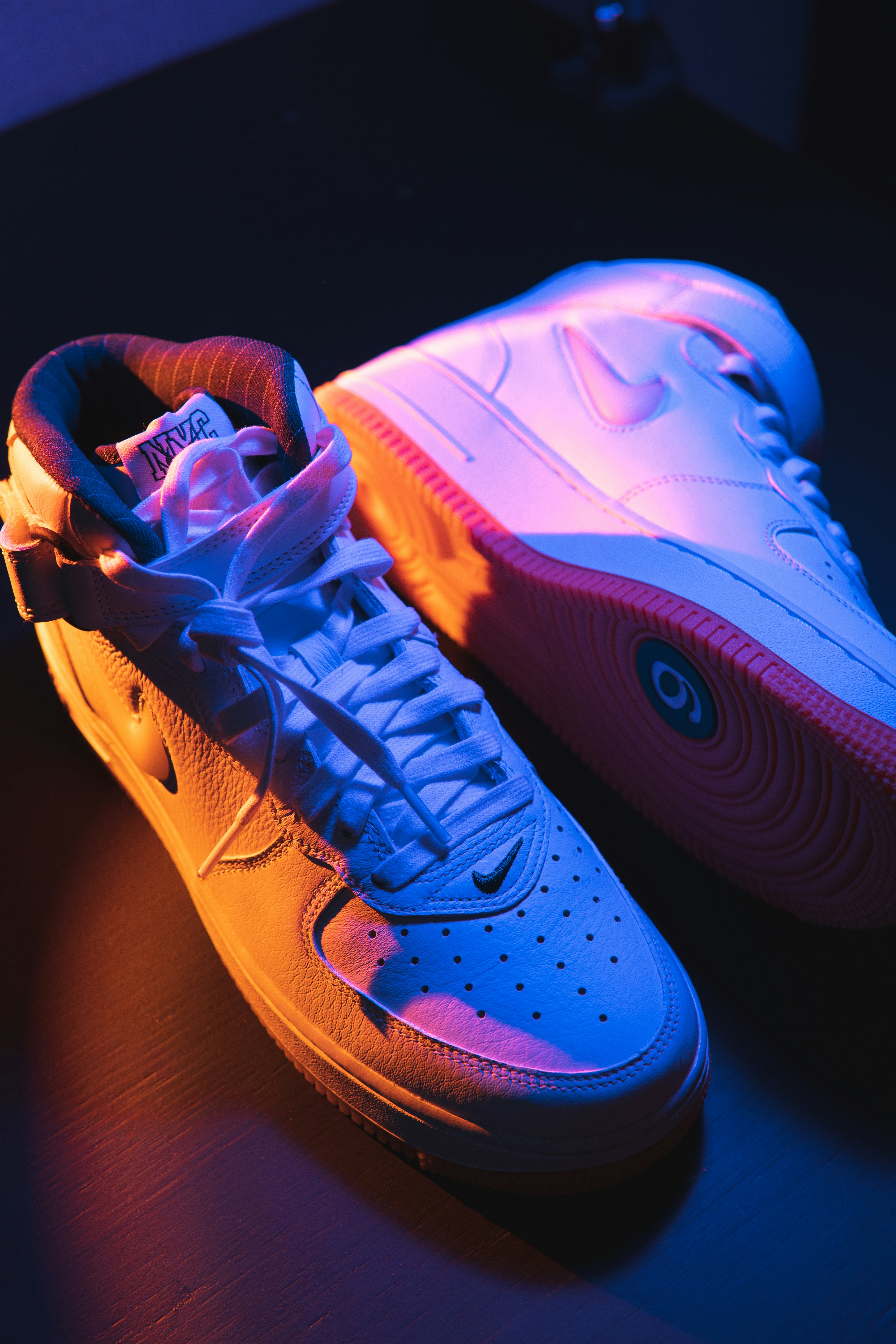 A pair of shoes sitting on top of a table photo – Free Shoe Image on ...