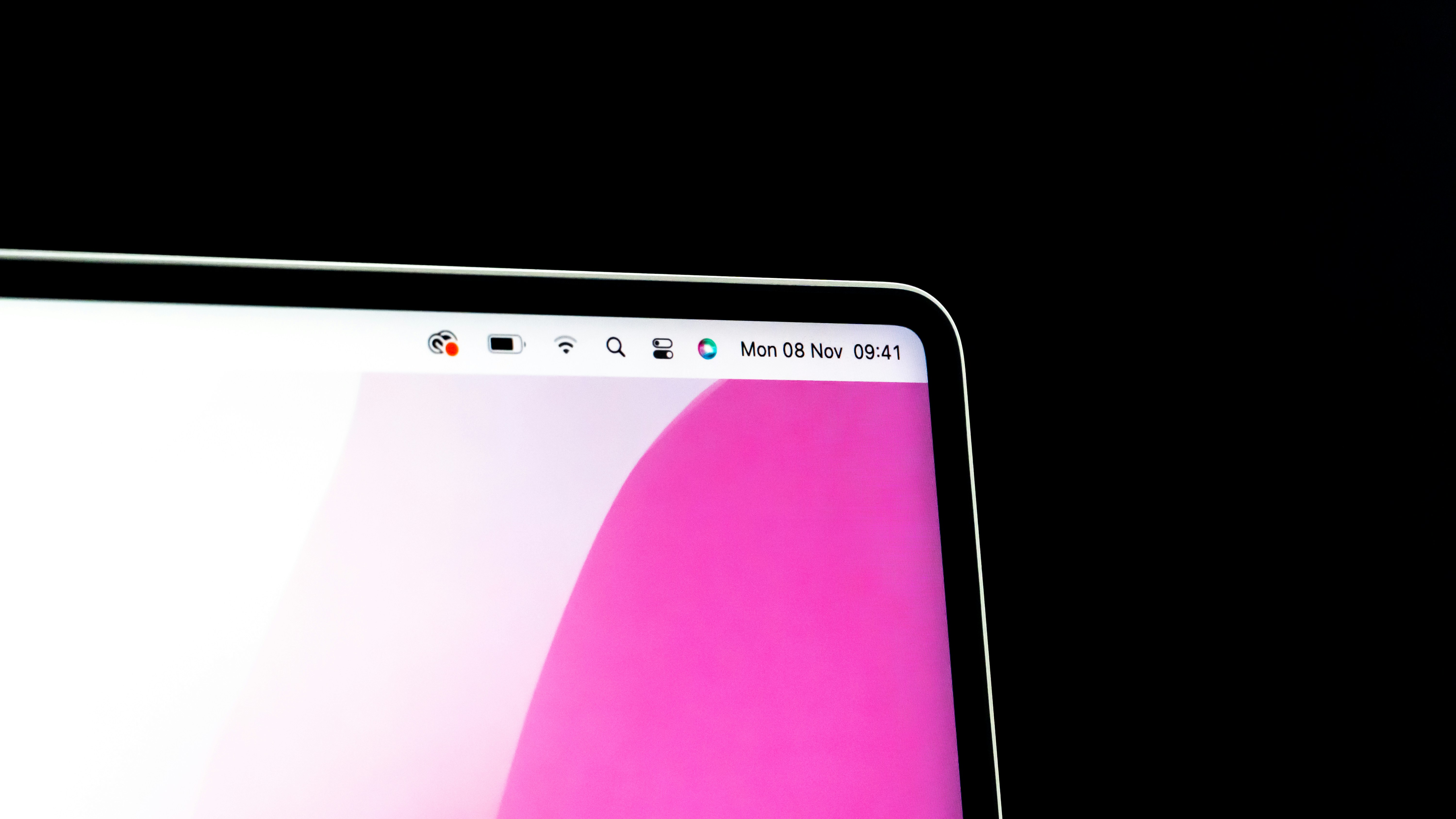 A close up of a computer screen with a black background photo – Free ...