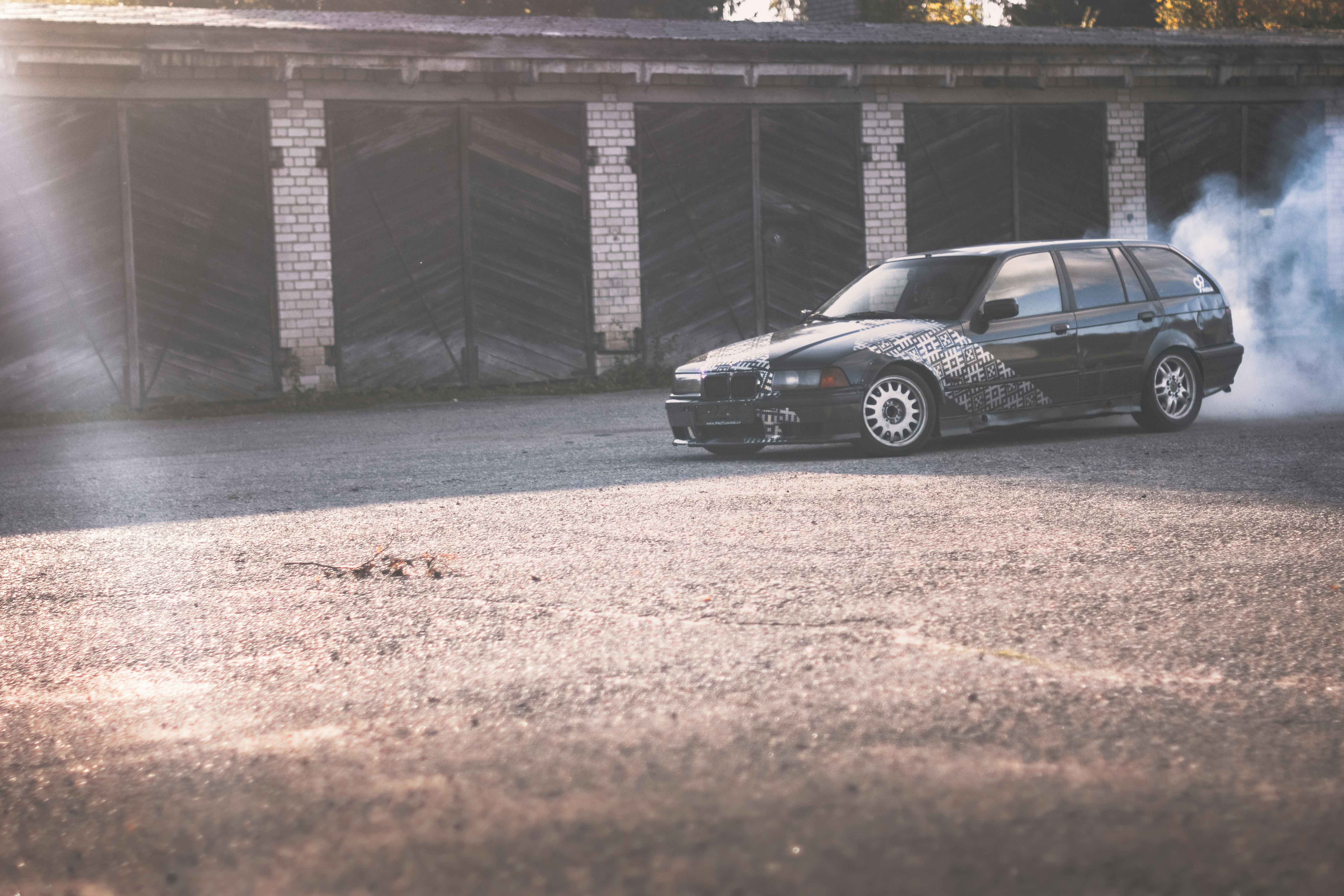 Drifted Grayscale: The Camouflaged Street Racer