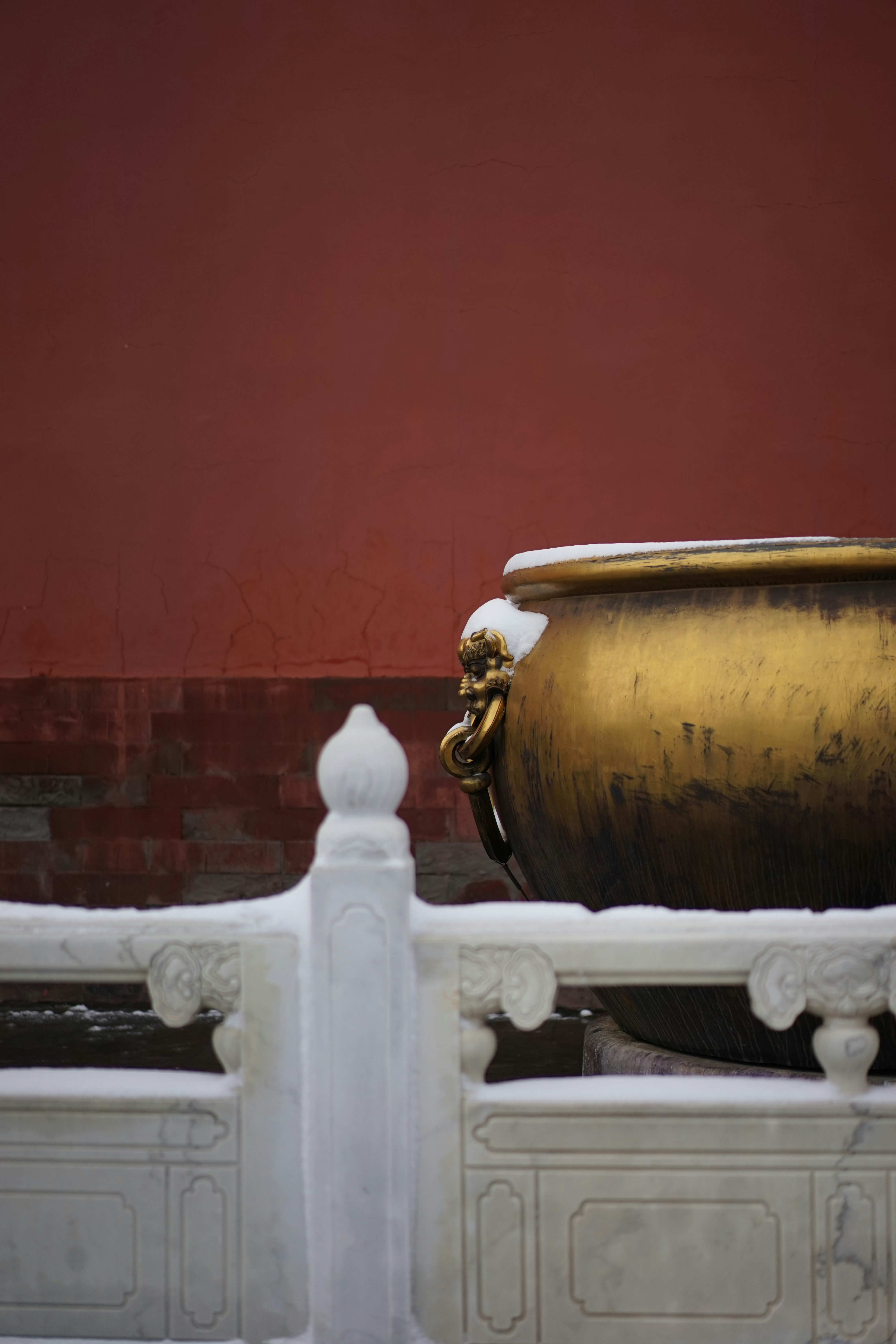Winter in the forbidden city 
